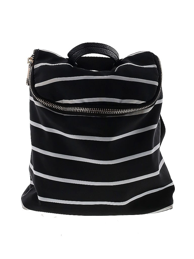 A New Day Stripes Black Backpack One Size - 43% off | ThredUp