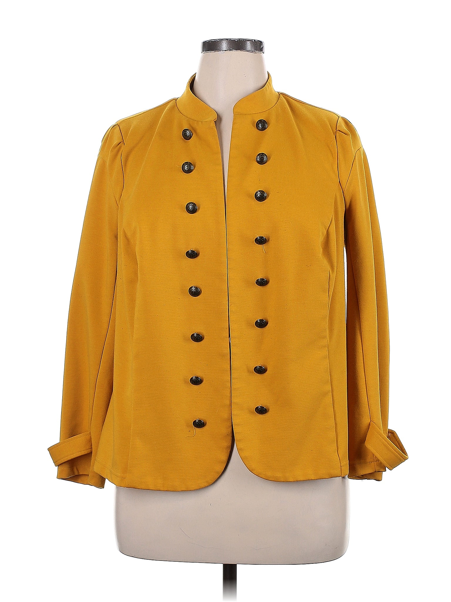 ModCloth Yellow Jacket Size 1X (Plus) - 57% off | ThredUp