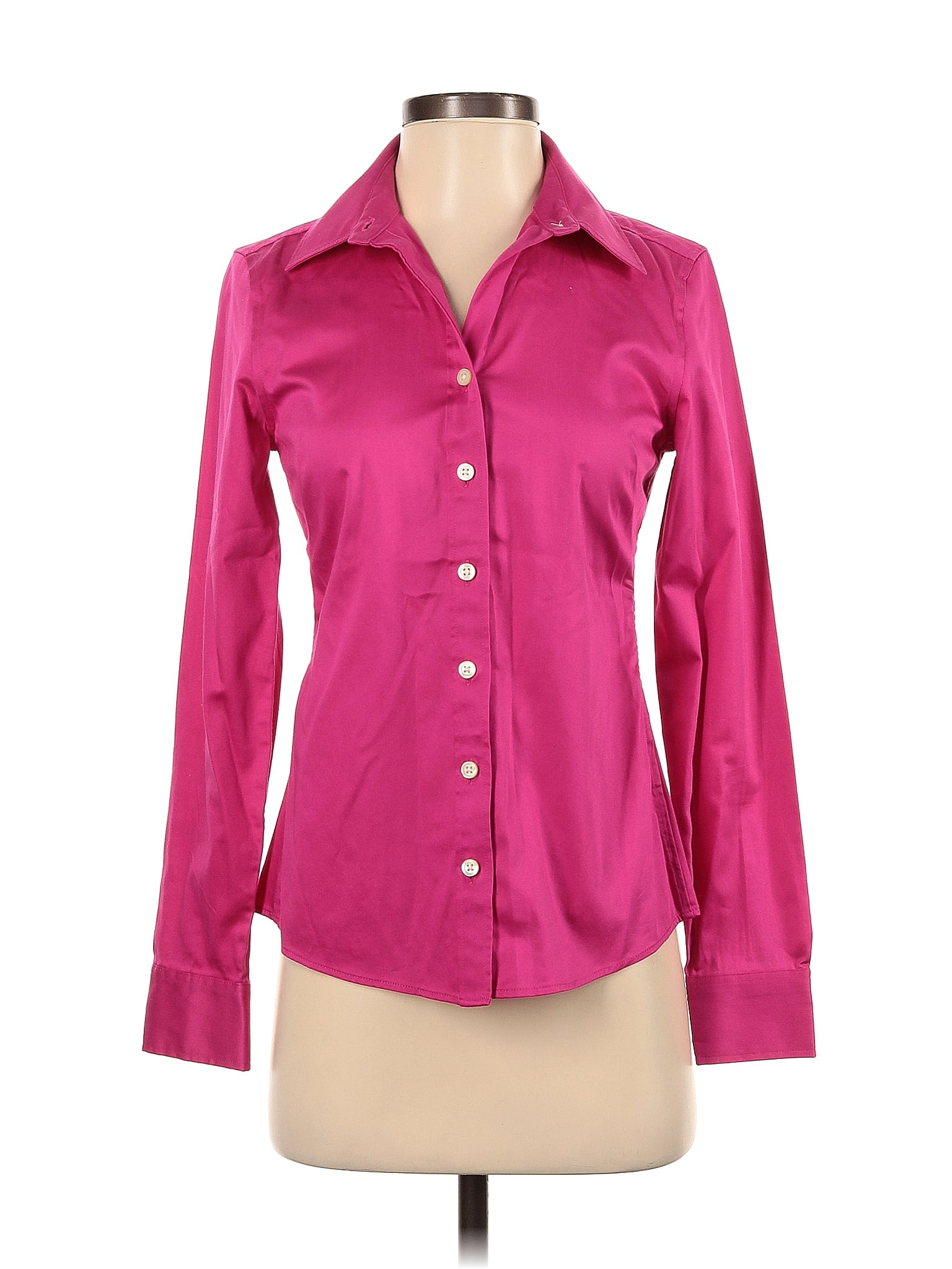 Banana Republic Pink Long Sleeve Button-Down Shirt Size 0 - 73% off | ThredUp