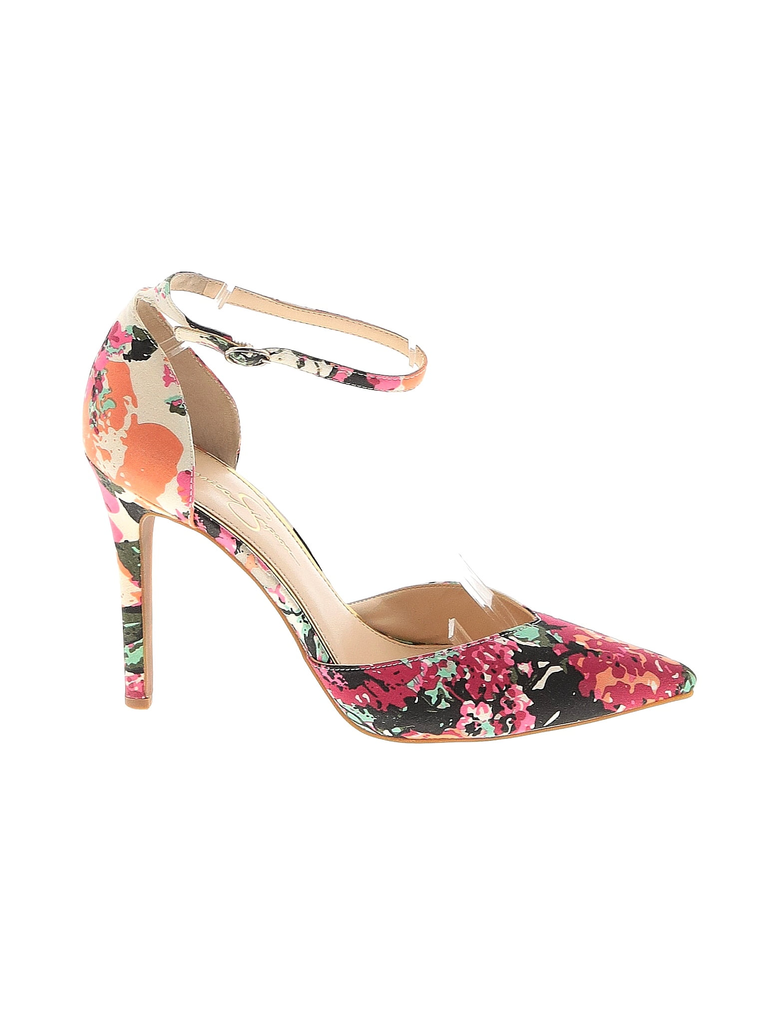 Jessica Simpson Floral Motif Acid Wash Print Baroque Print Floral ...
