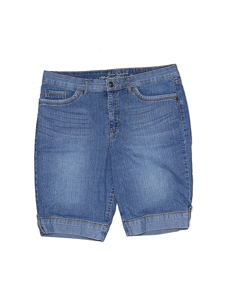 Gloria Vanderbilt Blue Denim Shorts Size 12 - 60% off | ThredUp