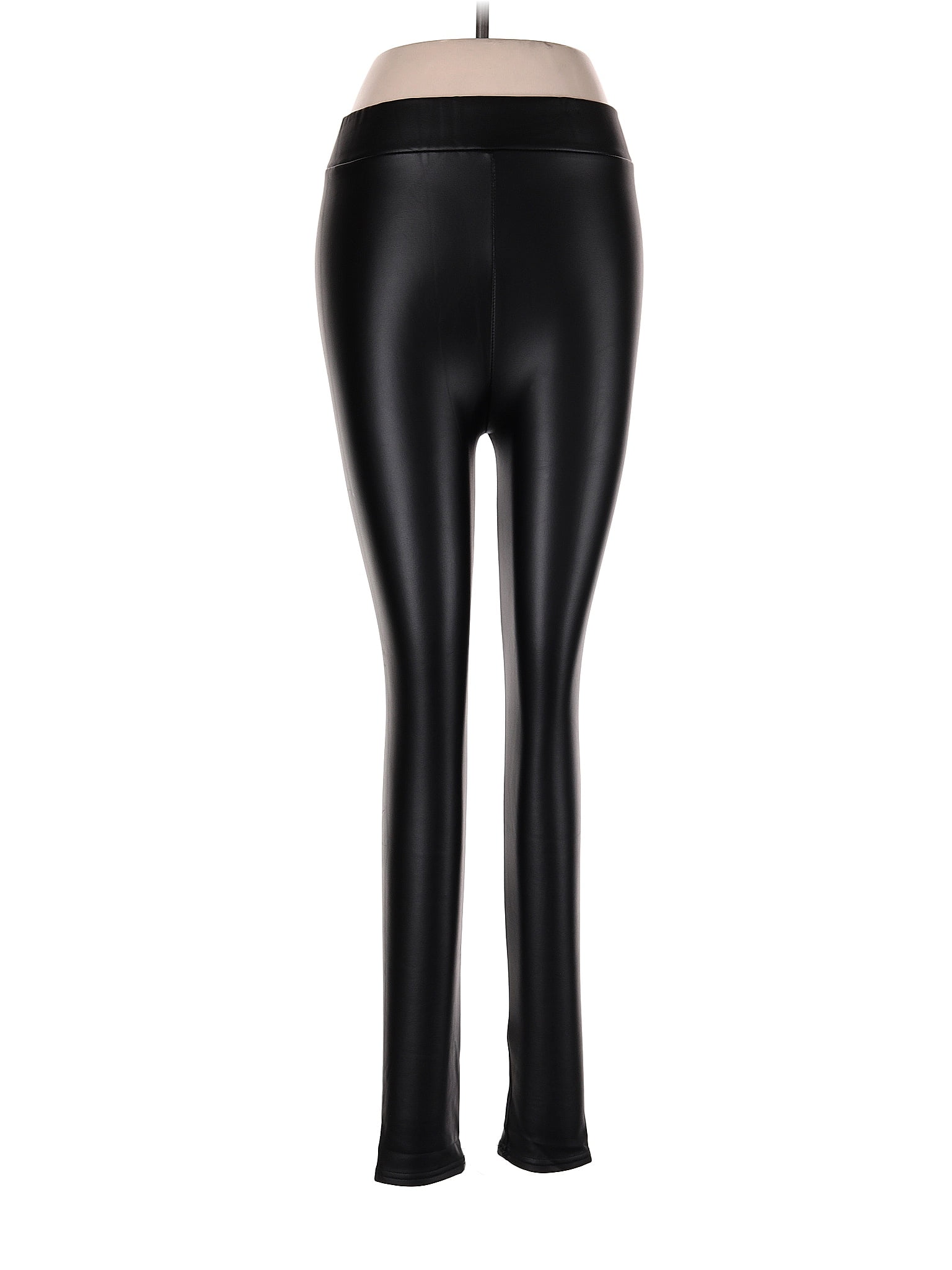 Venti6 100% Polyurethane Black Faux Leather Pants Size M - 65% off ...