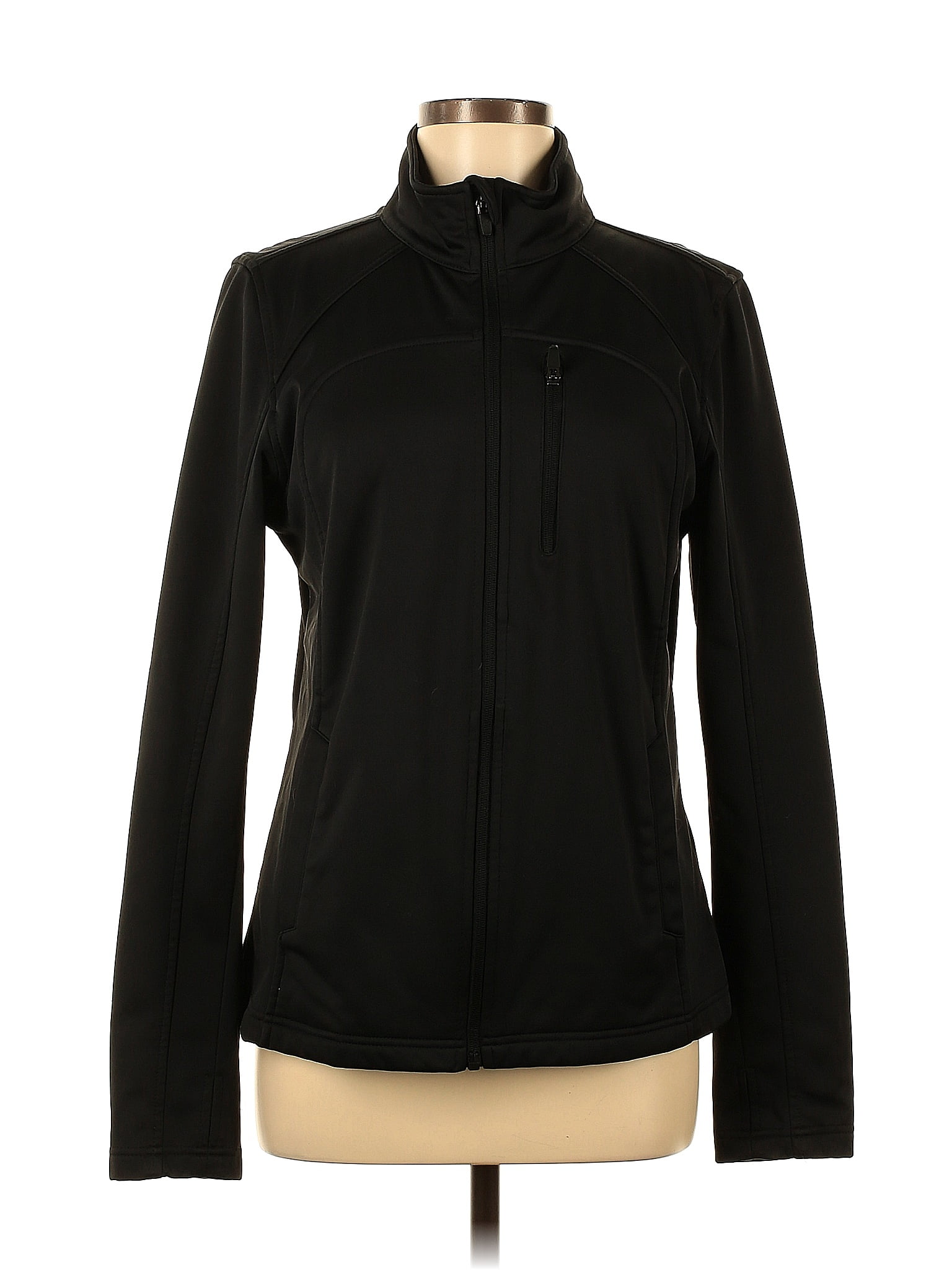 Xersion 100% Polyester Black Track Jacket Size M - 43% off | ThredUp