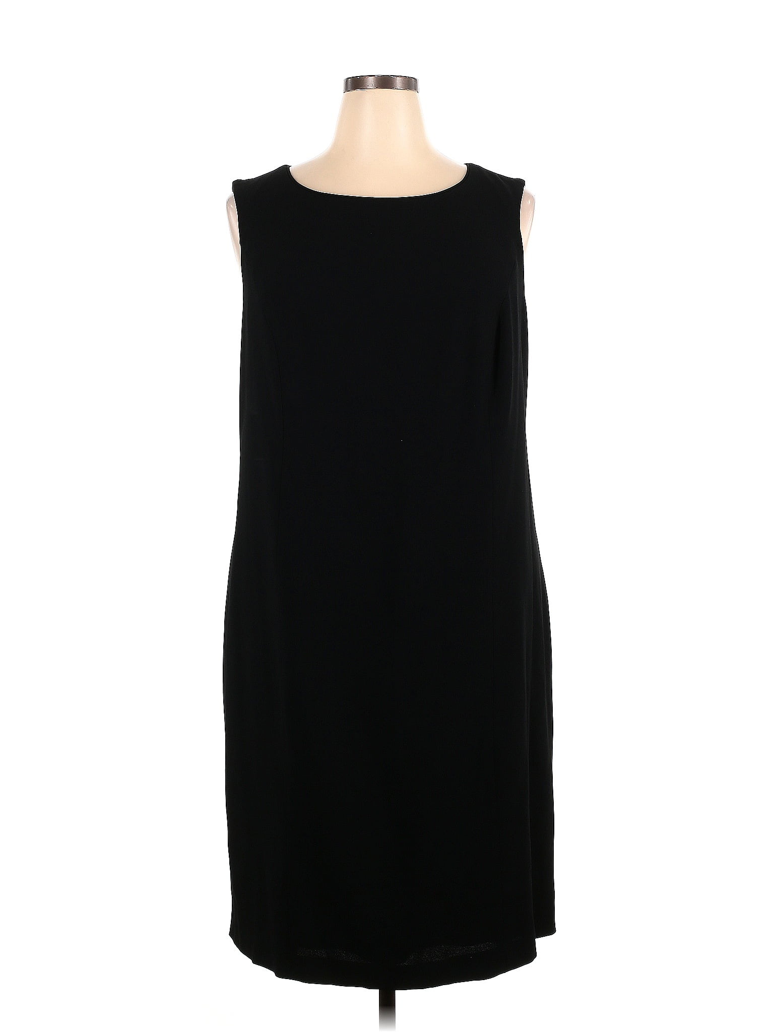 Nygard Collection Solid Black Casual Dress Size 18 (Plus) - 70% off ...