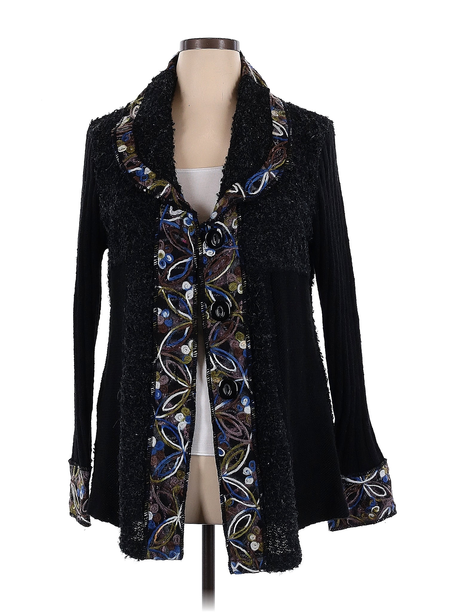 Sioni Black Cardigan Size XL - 60% off | ThredUp