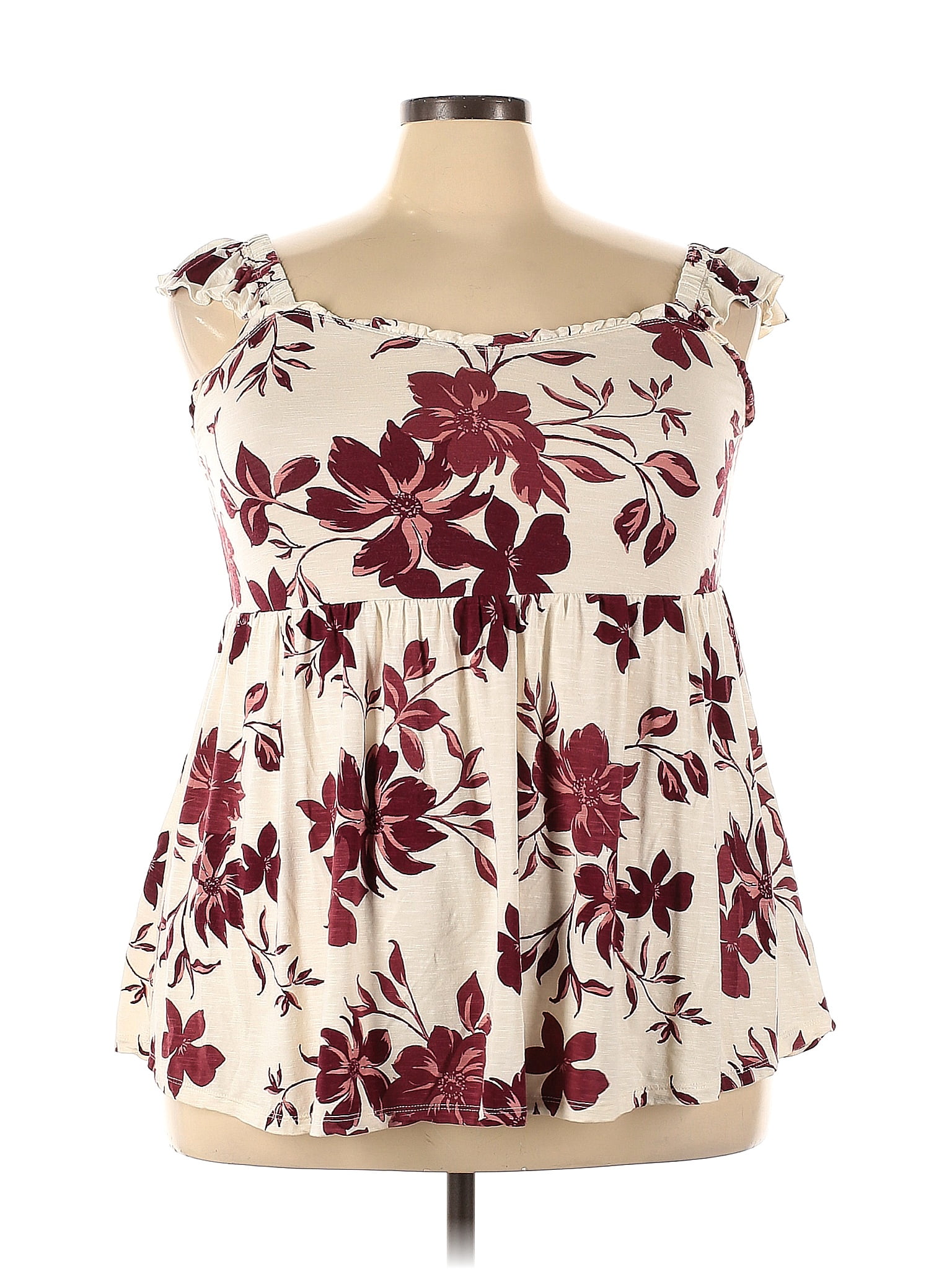 Torrid Ivory Sleeveless Top Size 3X Plus (3) (Plus) - 47% off | ThredUp