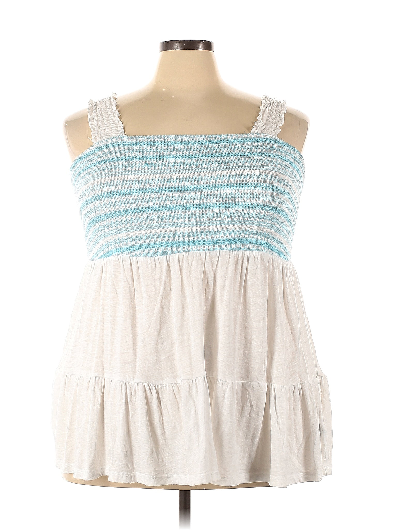 Torrid White Sleeveless Top Size 3X Plus (3) (Plus) - 54% off | ThredUp