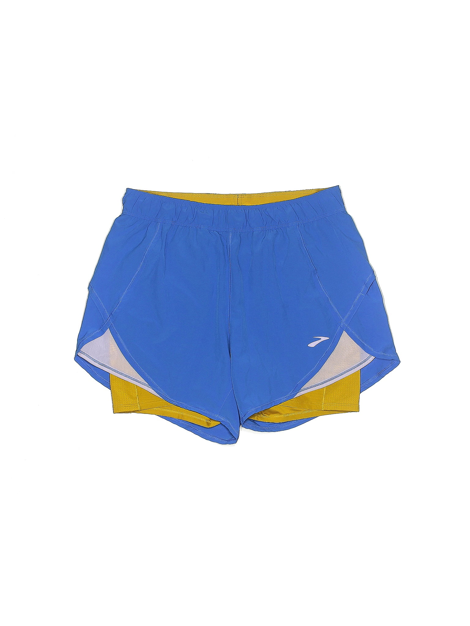 Brooks Color Block Blue Athletic Shorts Size M - 65% off | ThredUp