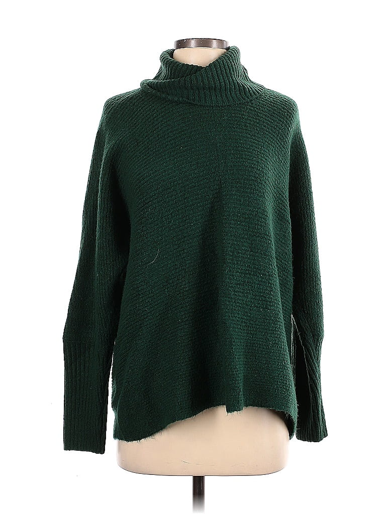 CeCe Green Turtleneck Sweater Size S - 70% off | ThredUp