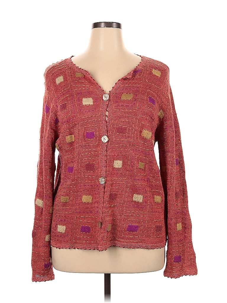 Sigrid Olsen Pink Cardigan Size XL - 78% off | ThredUp