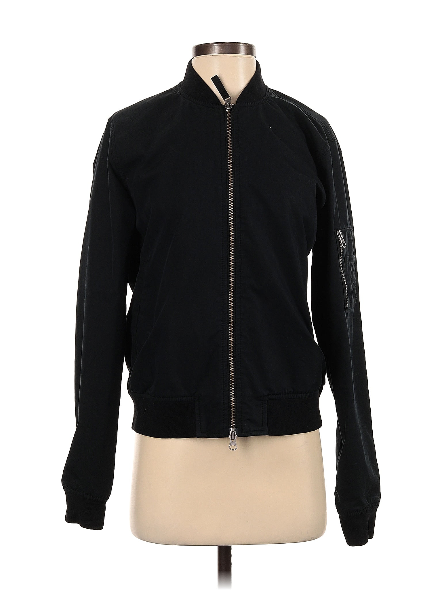 Everlane Solid Black Track Jacket Size XS - 51% off | ThredUp