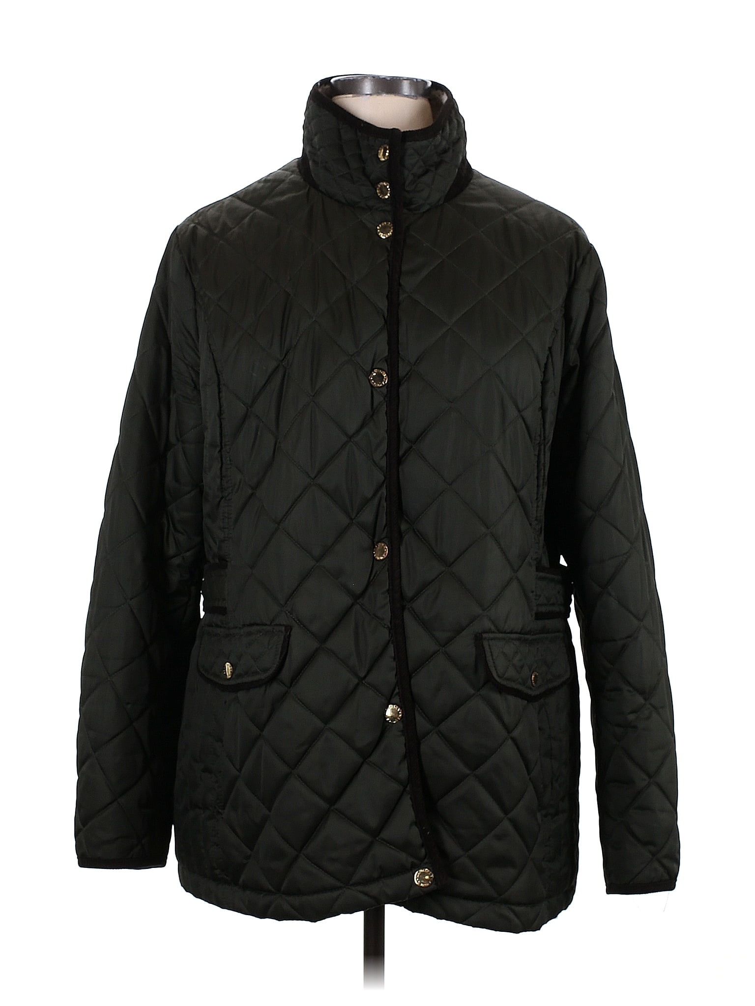Nautica Argyle Grid Black Jacket Size 1X (Plus) - 68% off | ThredUp