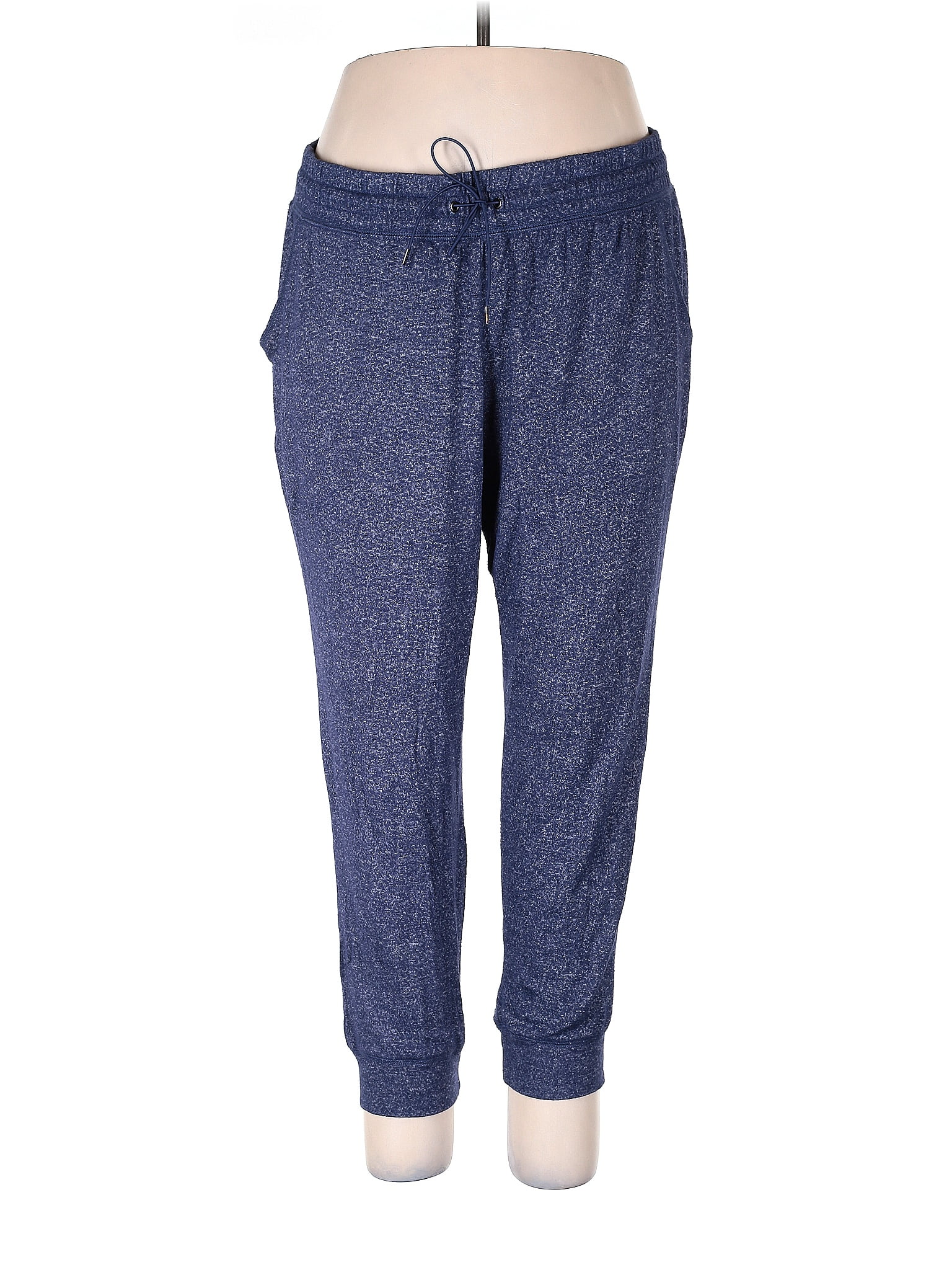 St. John's Bay Marled Blue Sweatpants Size XL - 71% off | ThredUp