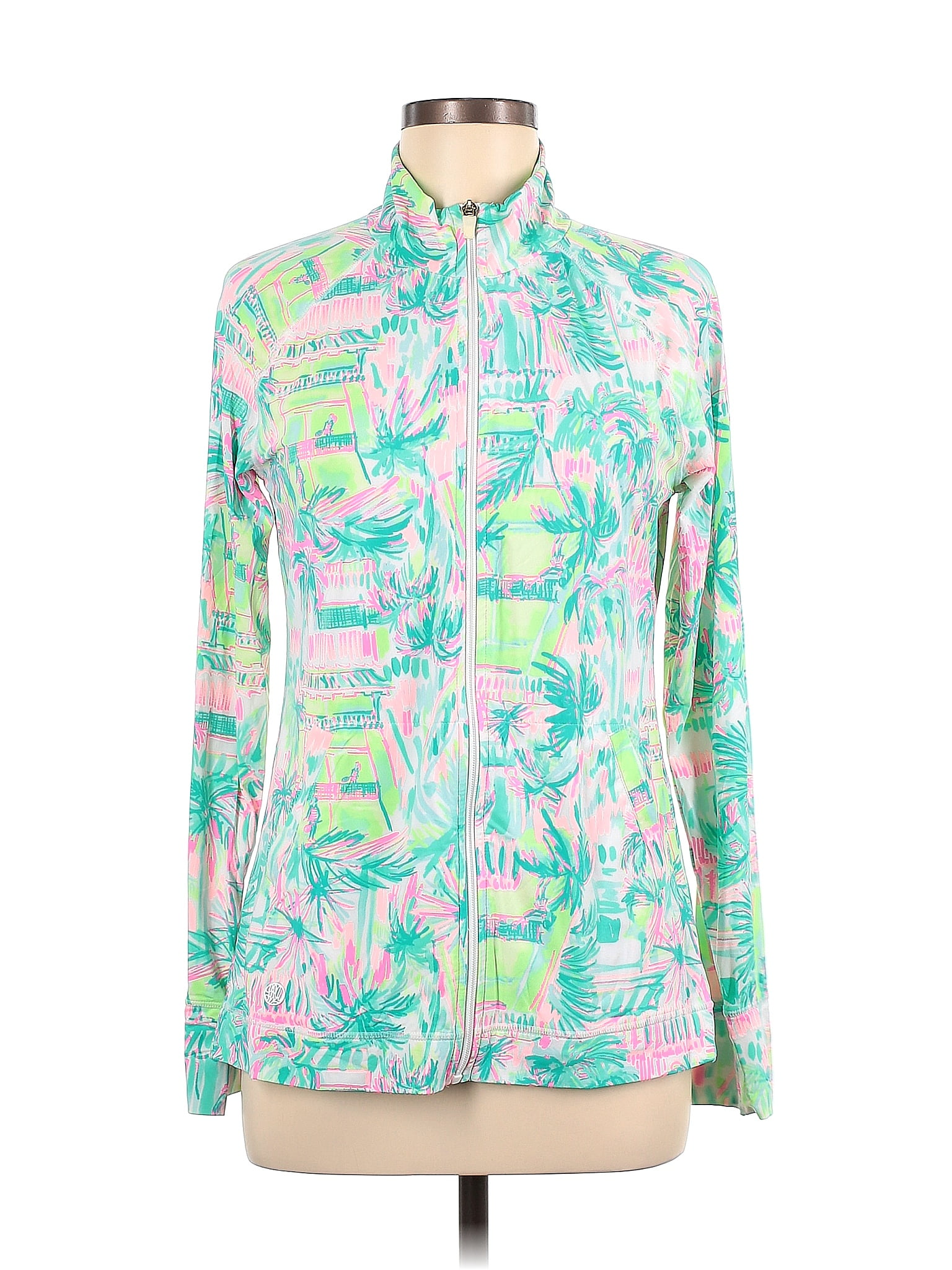 Lilly Pulitzer Green Track Jacket Size M - 65% off | ThredUp