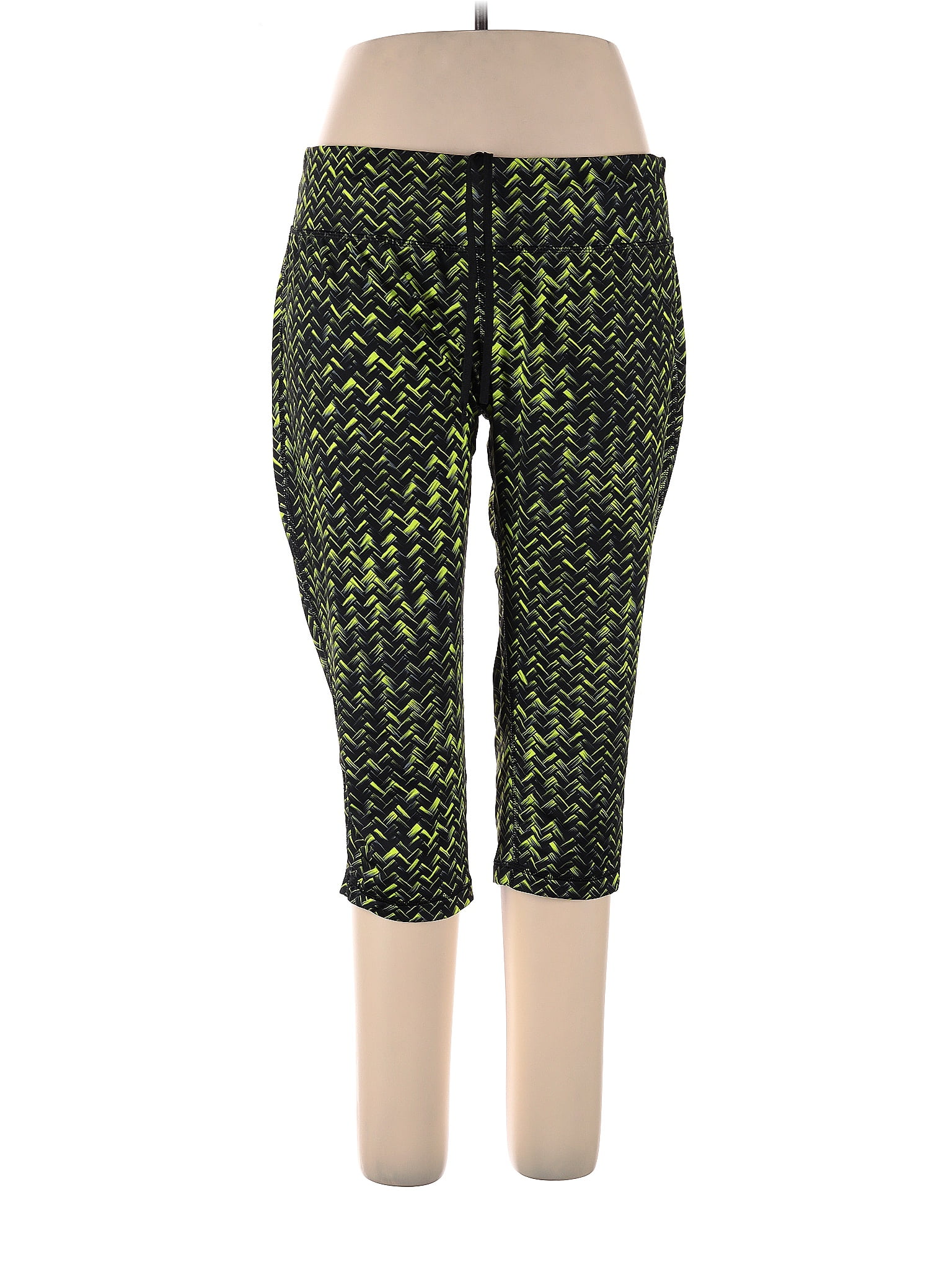 Danskin Now Print Green Active Pants Size XL - 23% off | ThredUp