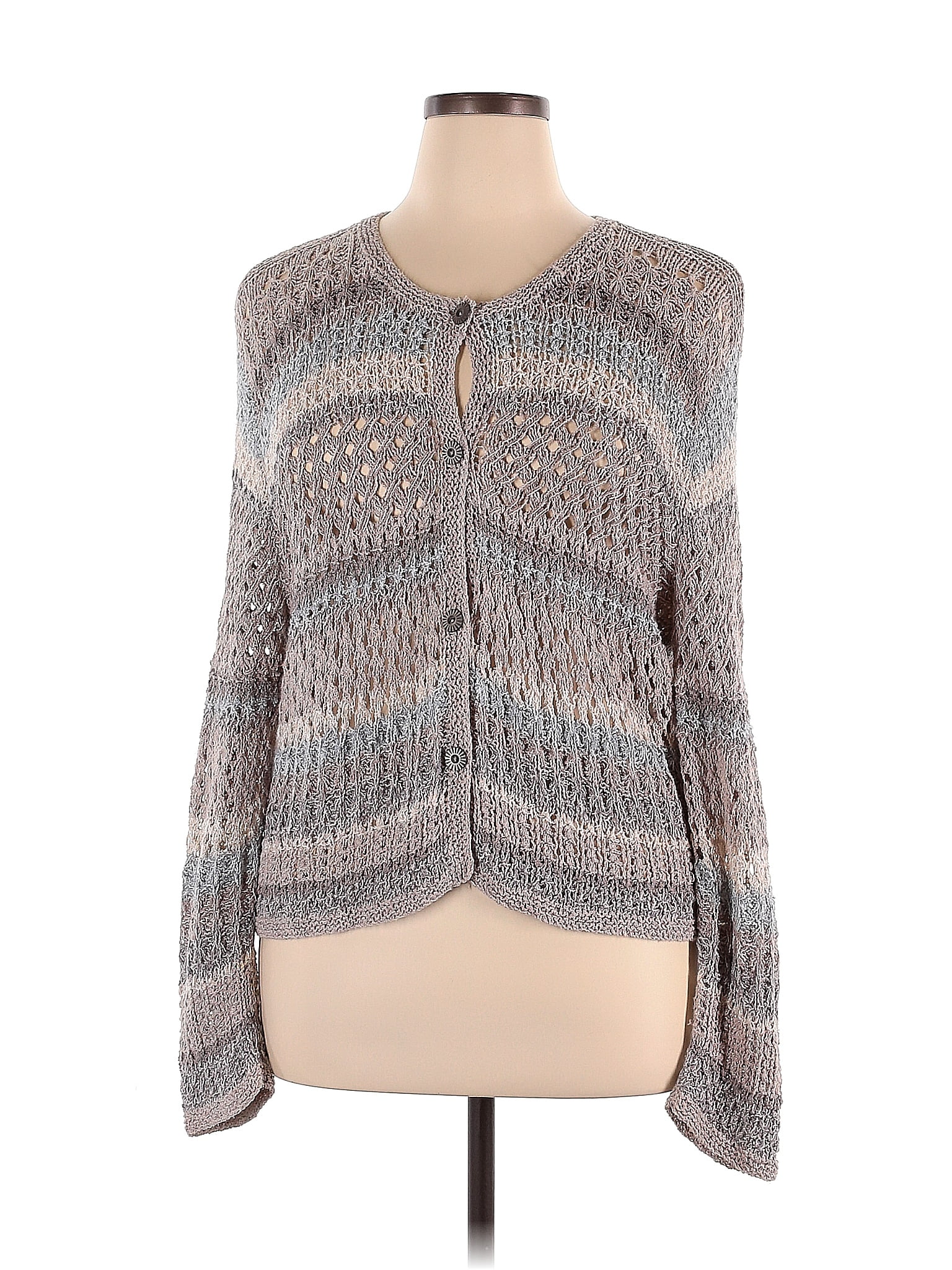 Sigrid Olsen Gray Cardigan Size XL - 76% off | ThredUp