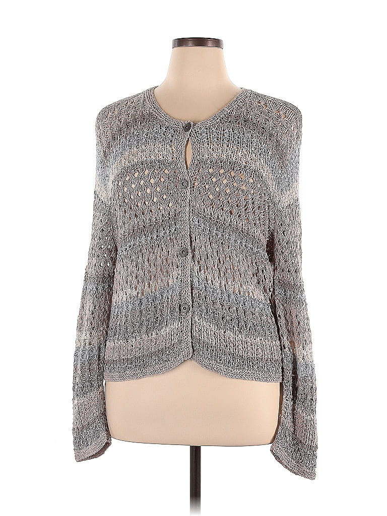 Sigrid Olsen Gray Cardigan Size XL - 76% off | ThredUp
