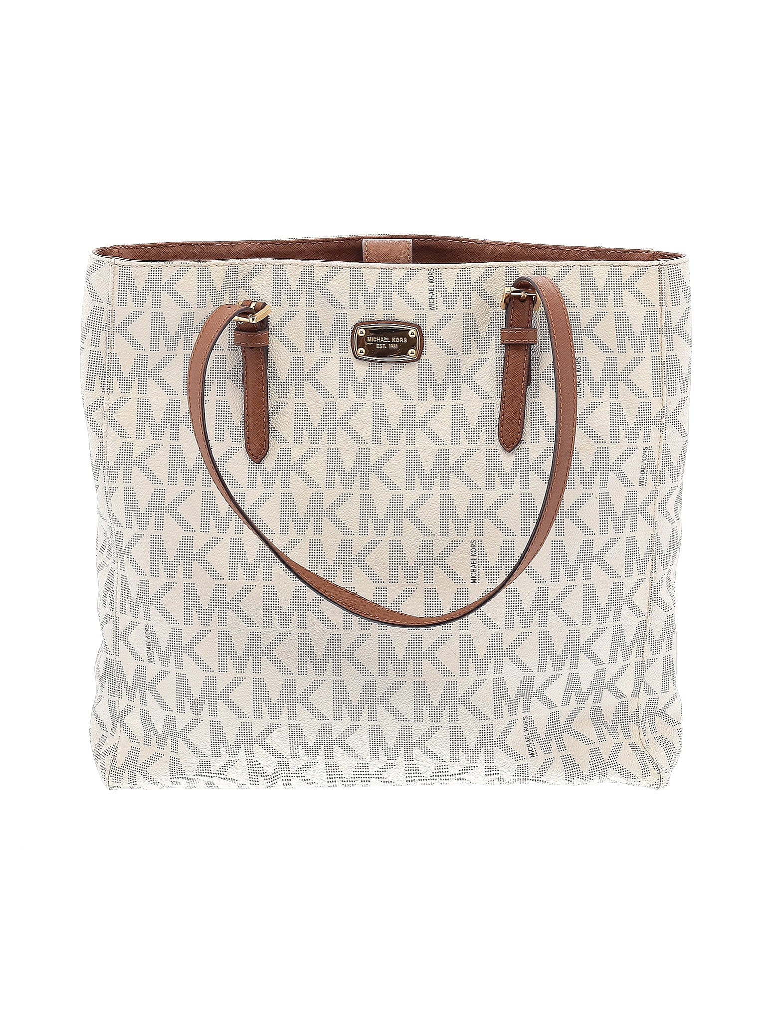 Michael Michael Kors Ivory Tote One Size 55 Off Thredup