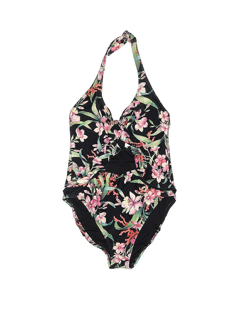Carmen Marc Valvo Jacquard Tortoise Floral Motif Acid Wash Print Damask