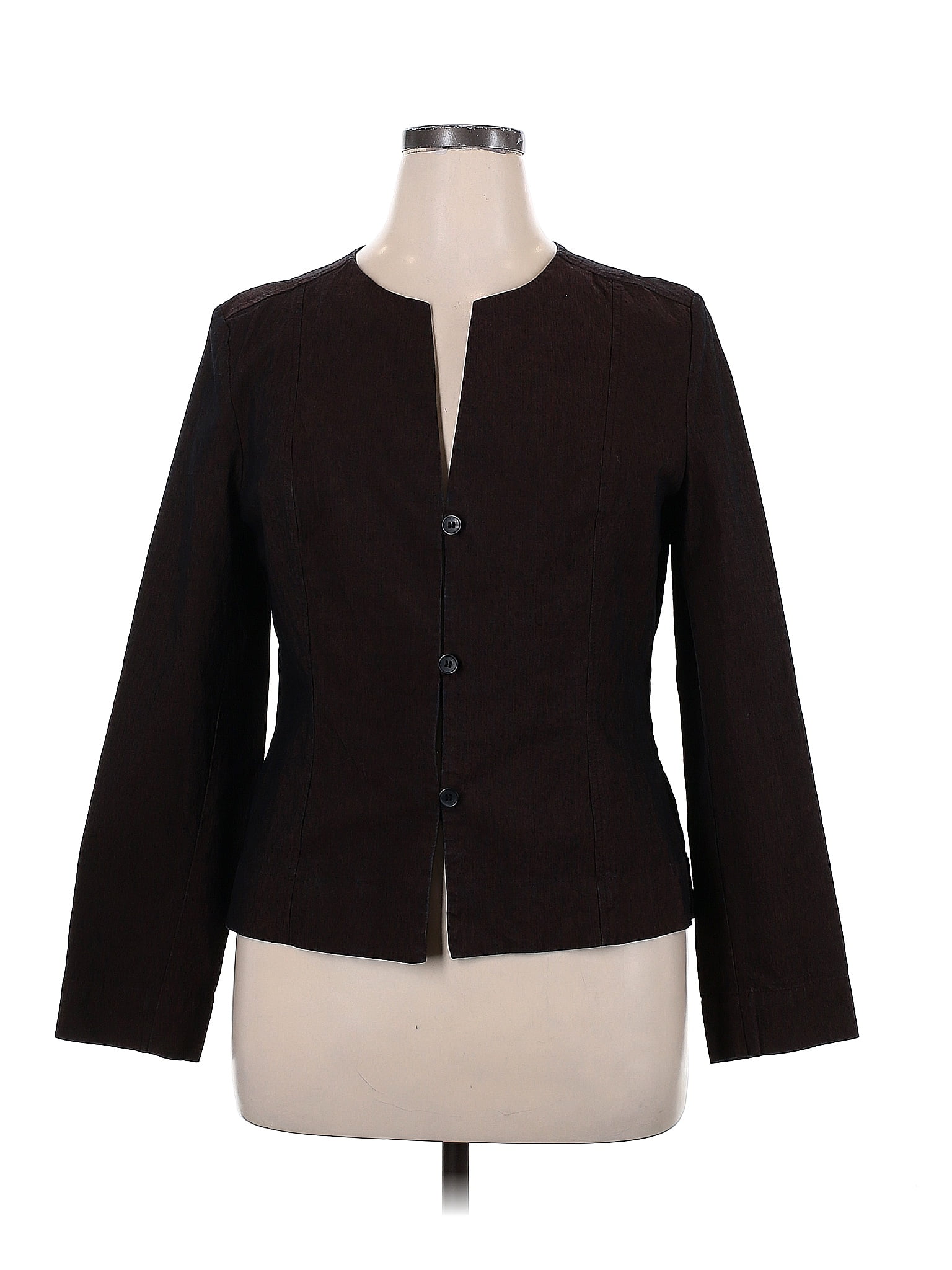 Sigrid Olsen Brown Jacket Size 14 - 81% off | ThredUp