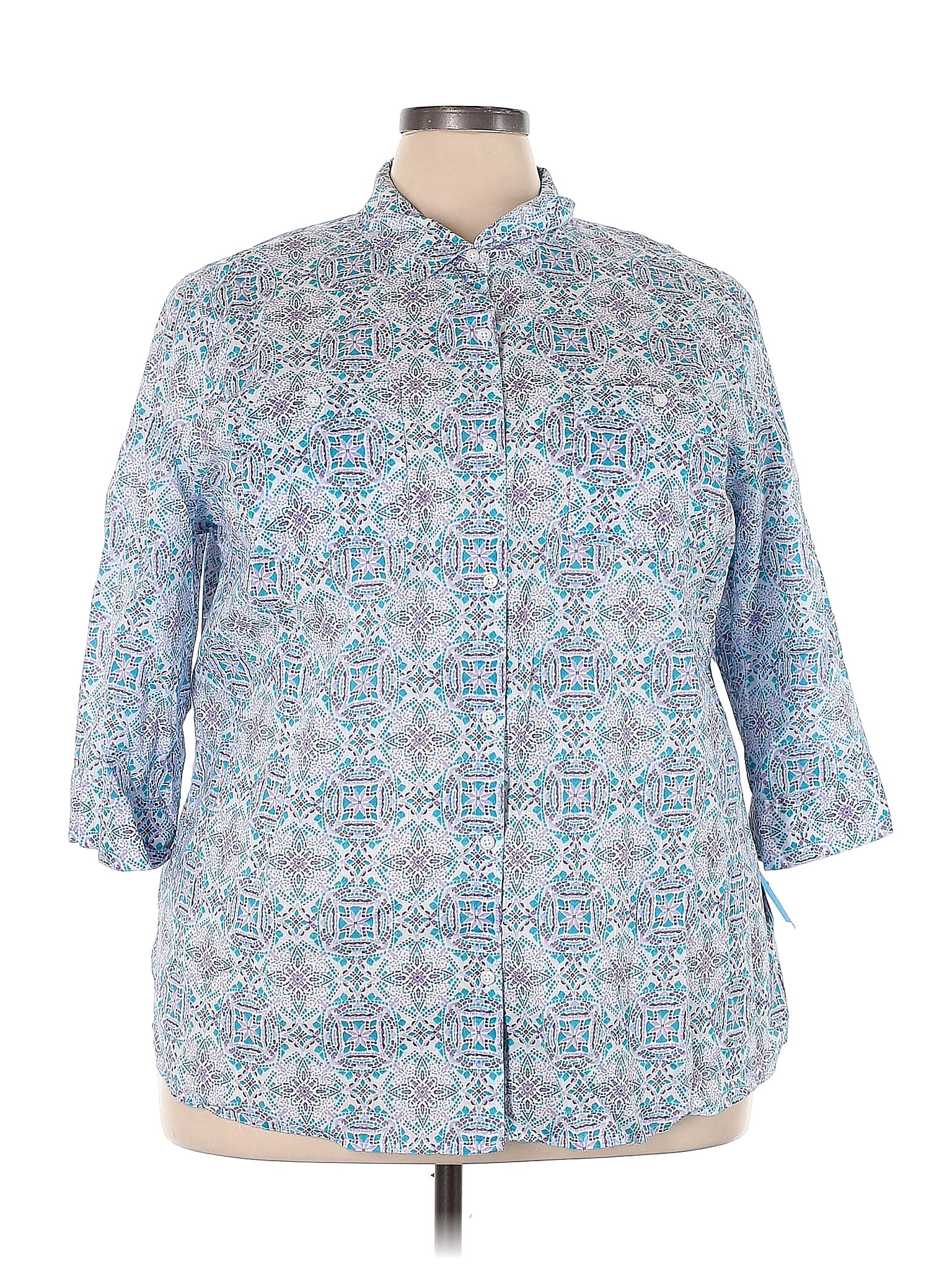 Croft And Barrow 100 Cotton Floral Motif Damask Paisley Fair Isle Batik