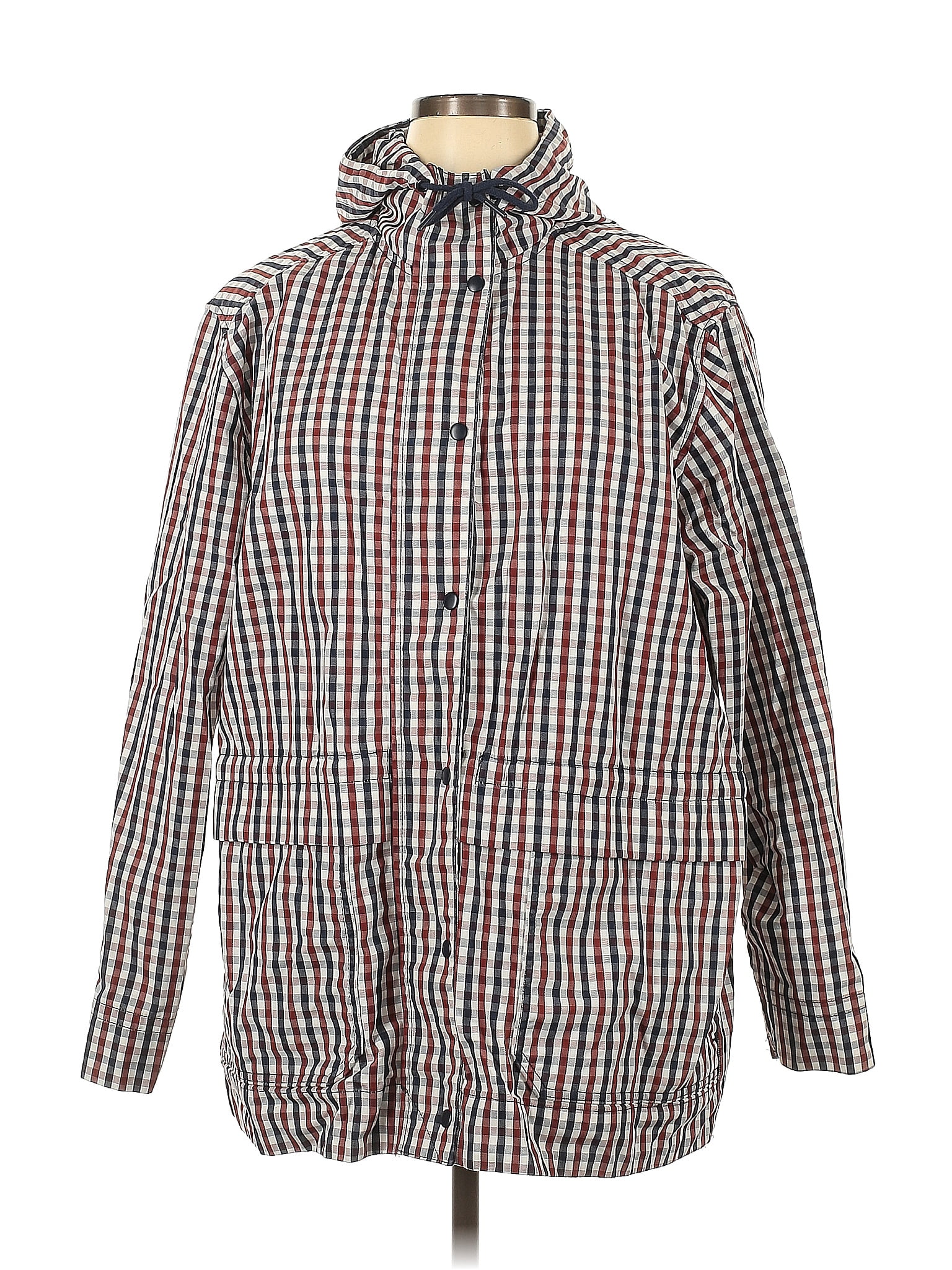Free Assembly Checkered-gingham Plaid Red Jacket Size XL - 57% off ...