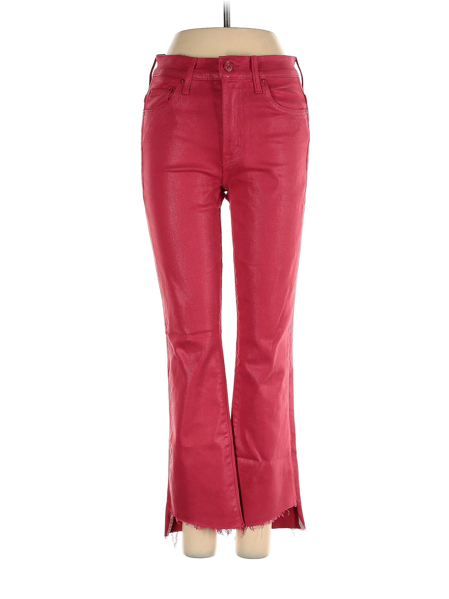 Mother Color Block Red Jeans 24 Waist - 79% off | ThredUp