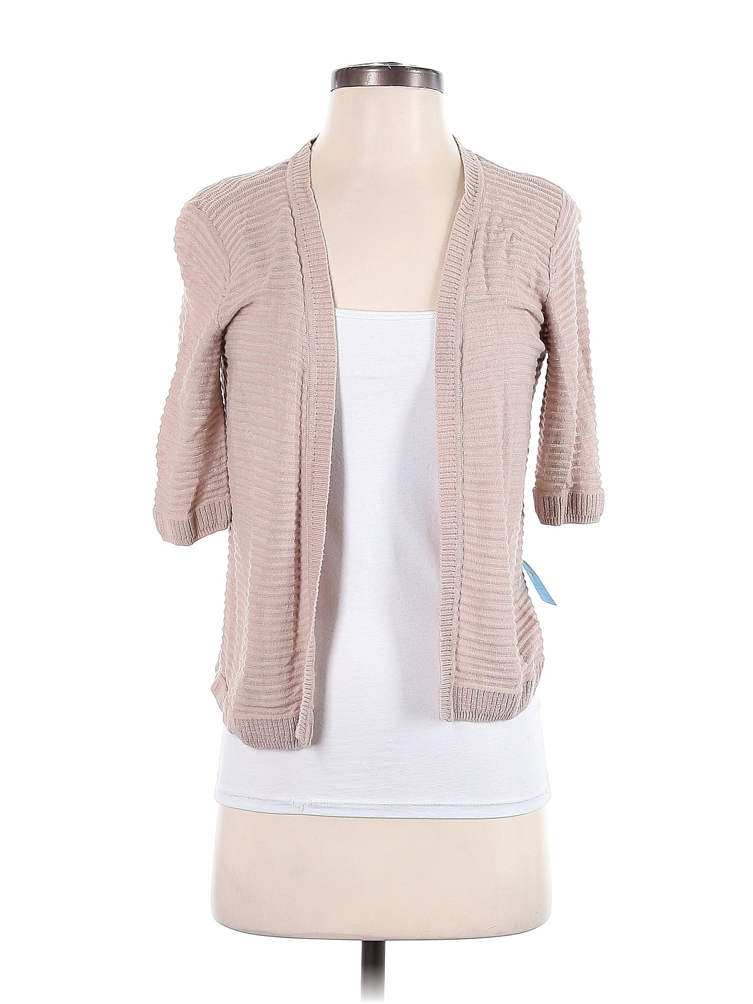 AB Studio Tan Cardigan Size S - 40% off | ThredUp
