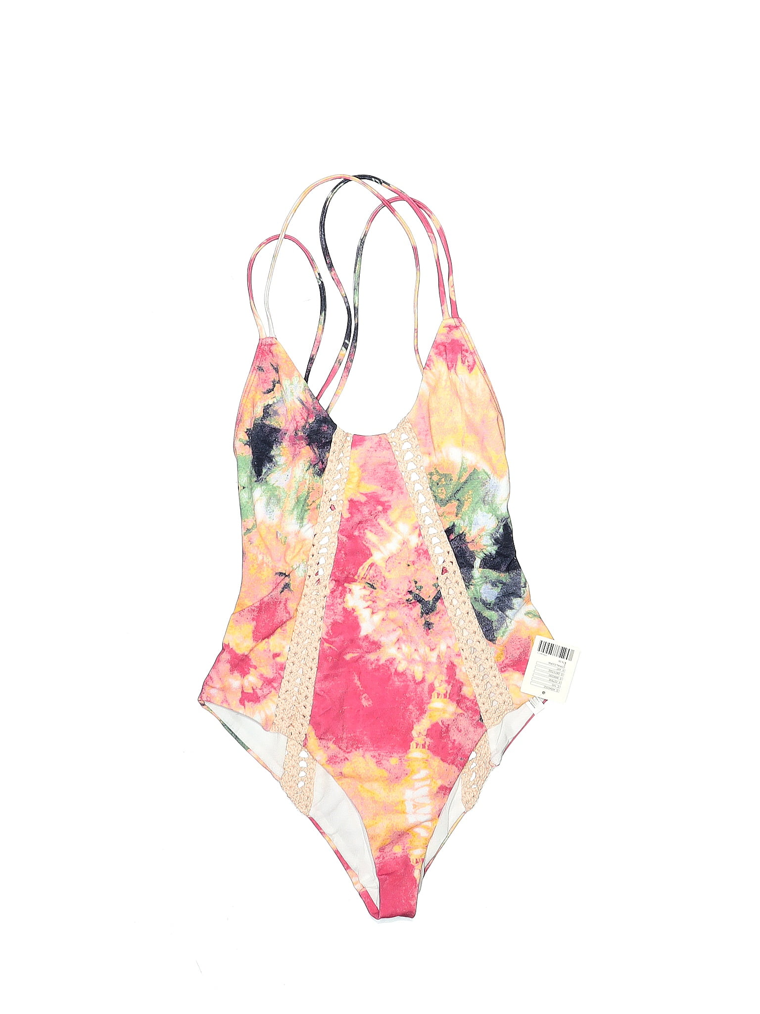 Out From Under Jacquard Marled Floral Motif Snake Print Acid Wash Print ...