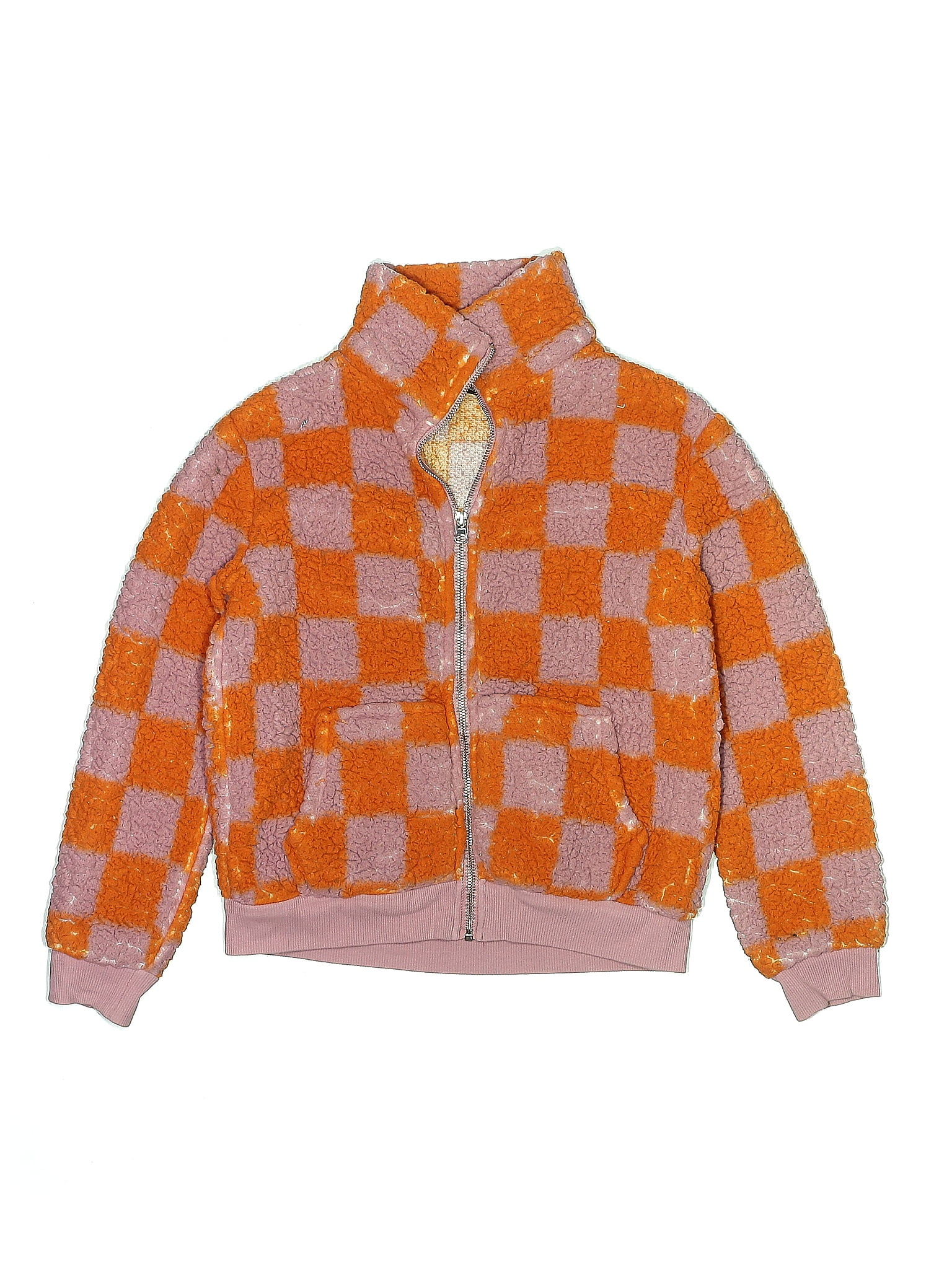 Art Class 100% Polyester Tortoise Argyle Checkered-gingham Orange ...