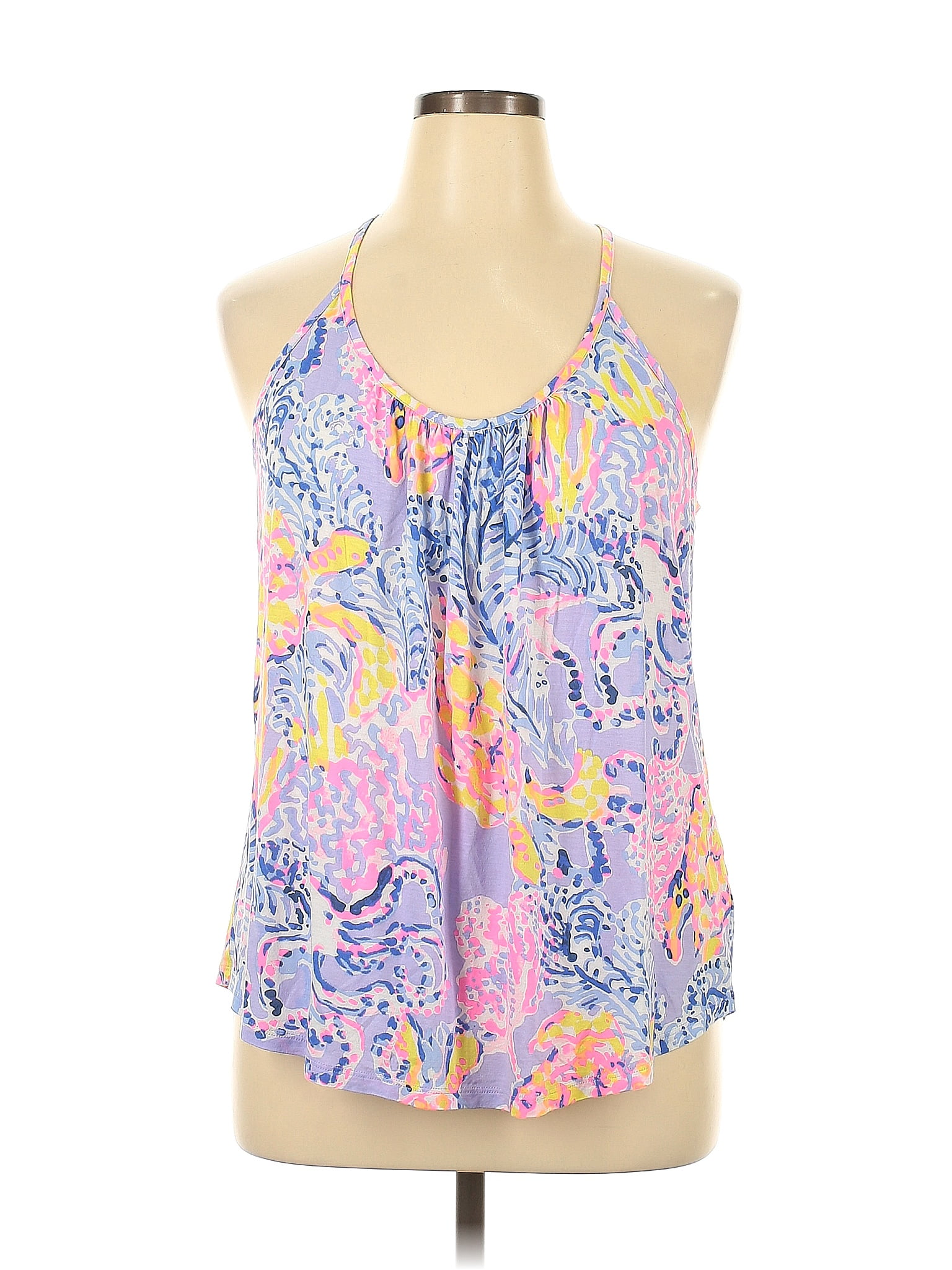 Lilly Pulitzer Pink Tank Top Size Xl 61 Off Thredup