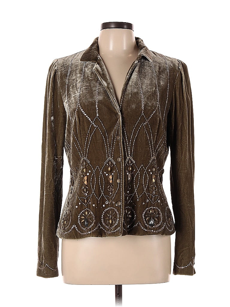 Peruvian Connection Brown Green Jacket Size 10 - 81% off | ThredUp