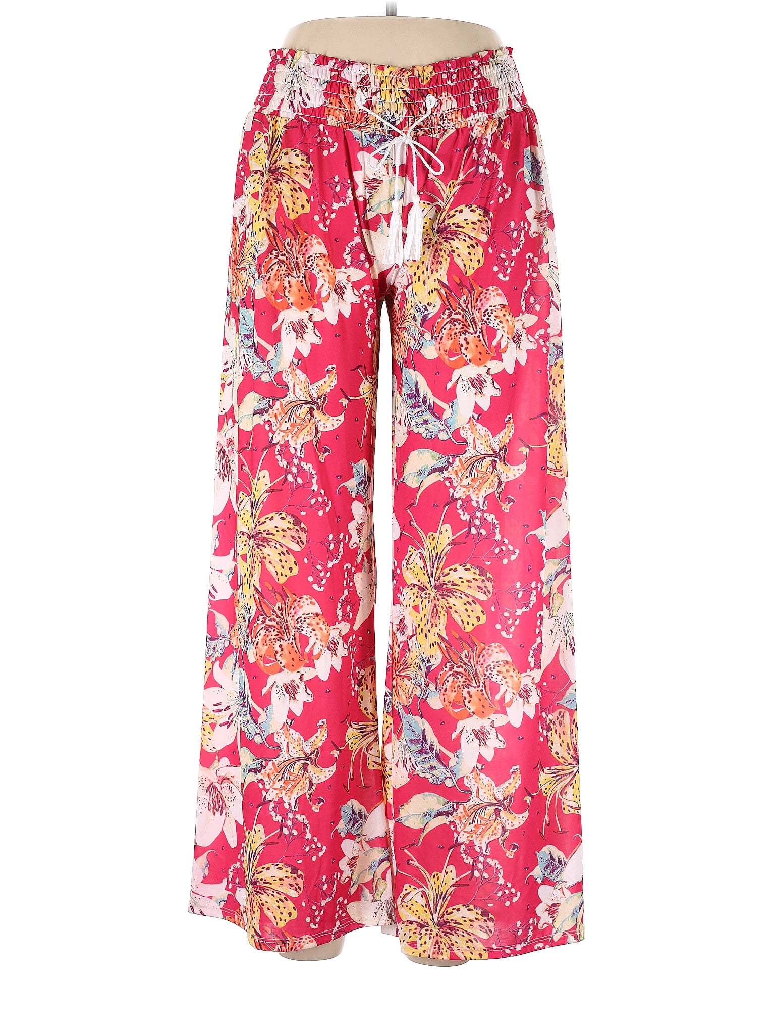 West Loop Floral Motif Paisley Baroque Print Floral Batik Tropical Red ...