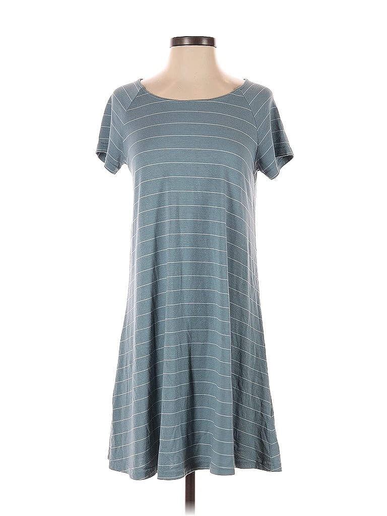 Franny Stripes Gray Casual Dress Size S - 67% off | ThredUp