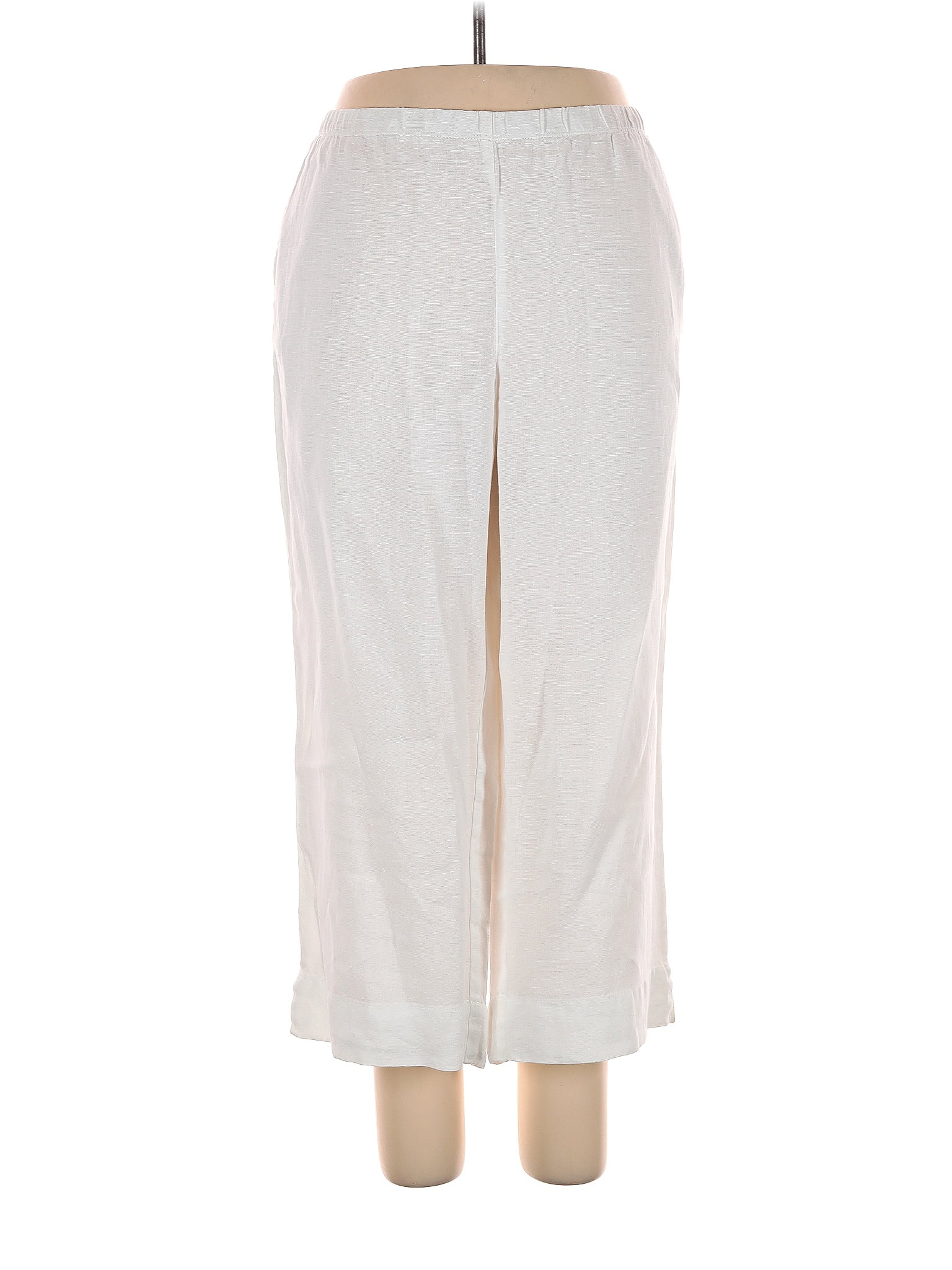 J.Jill 100% Linen Ivory Linen Pants Size XL - 71% off | ThredUp