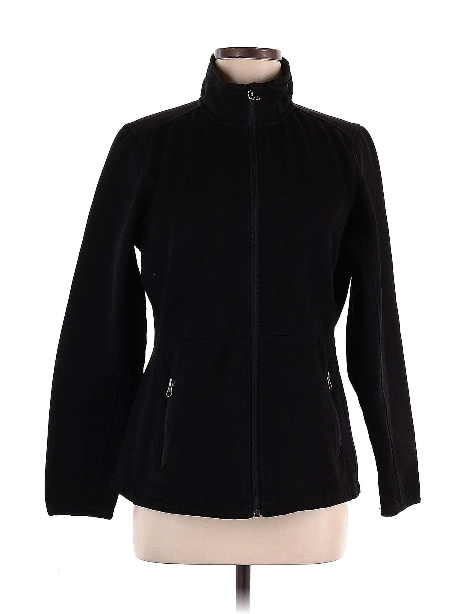 Port Authority 100% Polyester Black Track Jacket Size M - 46% off | ThredUp