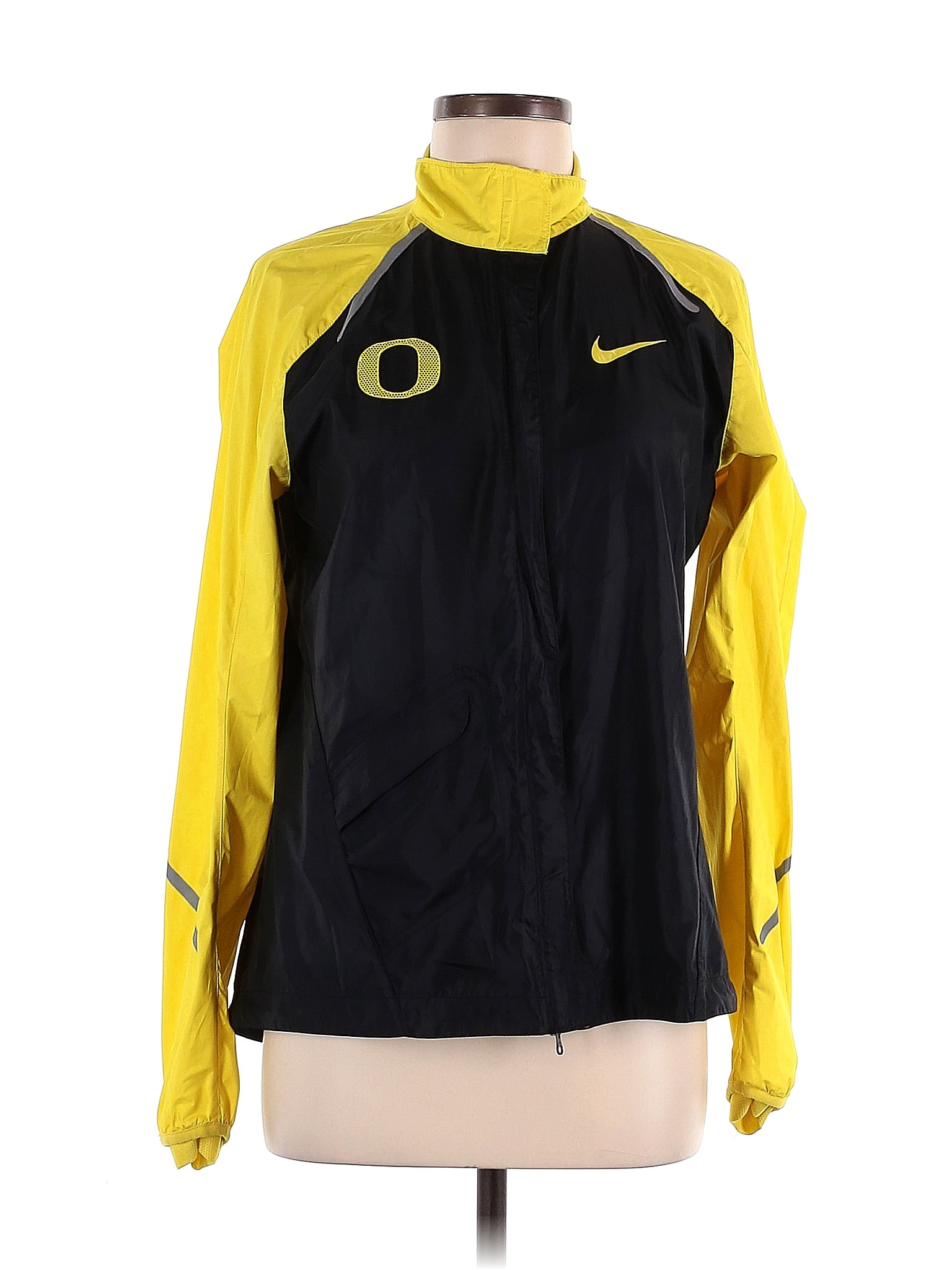 Nike 100% Polyester Yellow Track Jacket Size M - 61% off | ThredUp