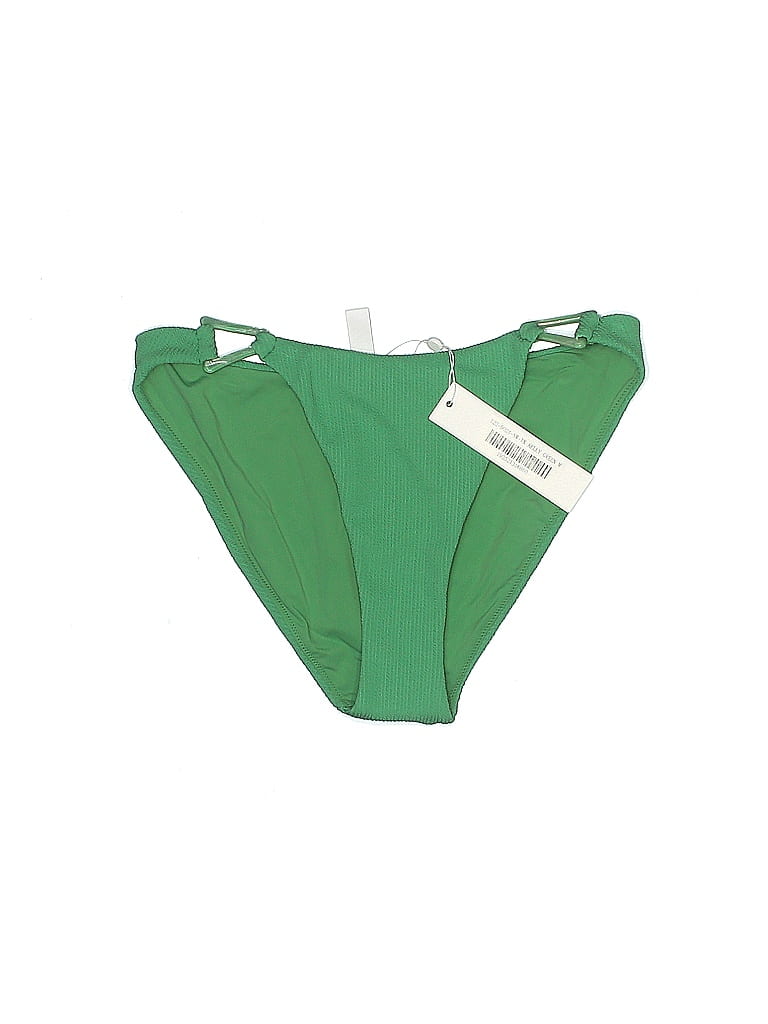 Jonathan Simkhai Solid Green Swimsuit Bottoms Size M - 75% off | ThredUp