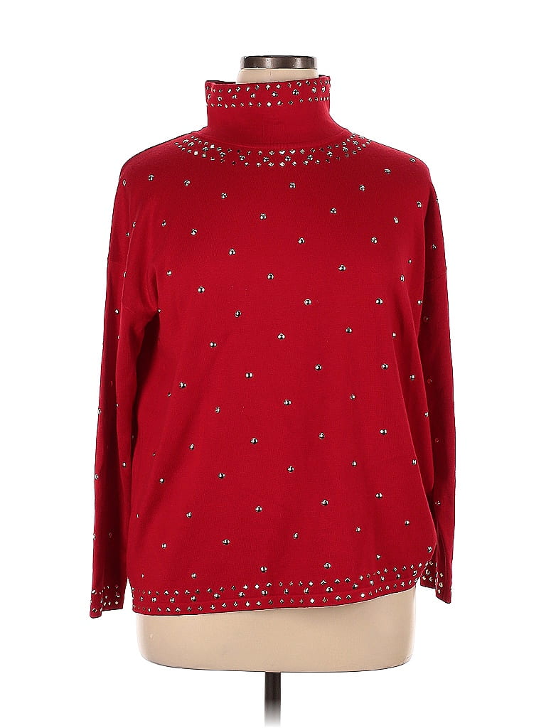 Ruby Rd. Red Turtleneck Sweater Size XL - 75% off | ThredUp