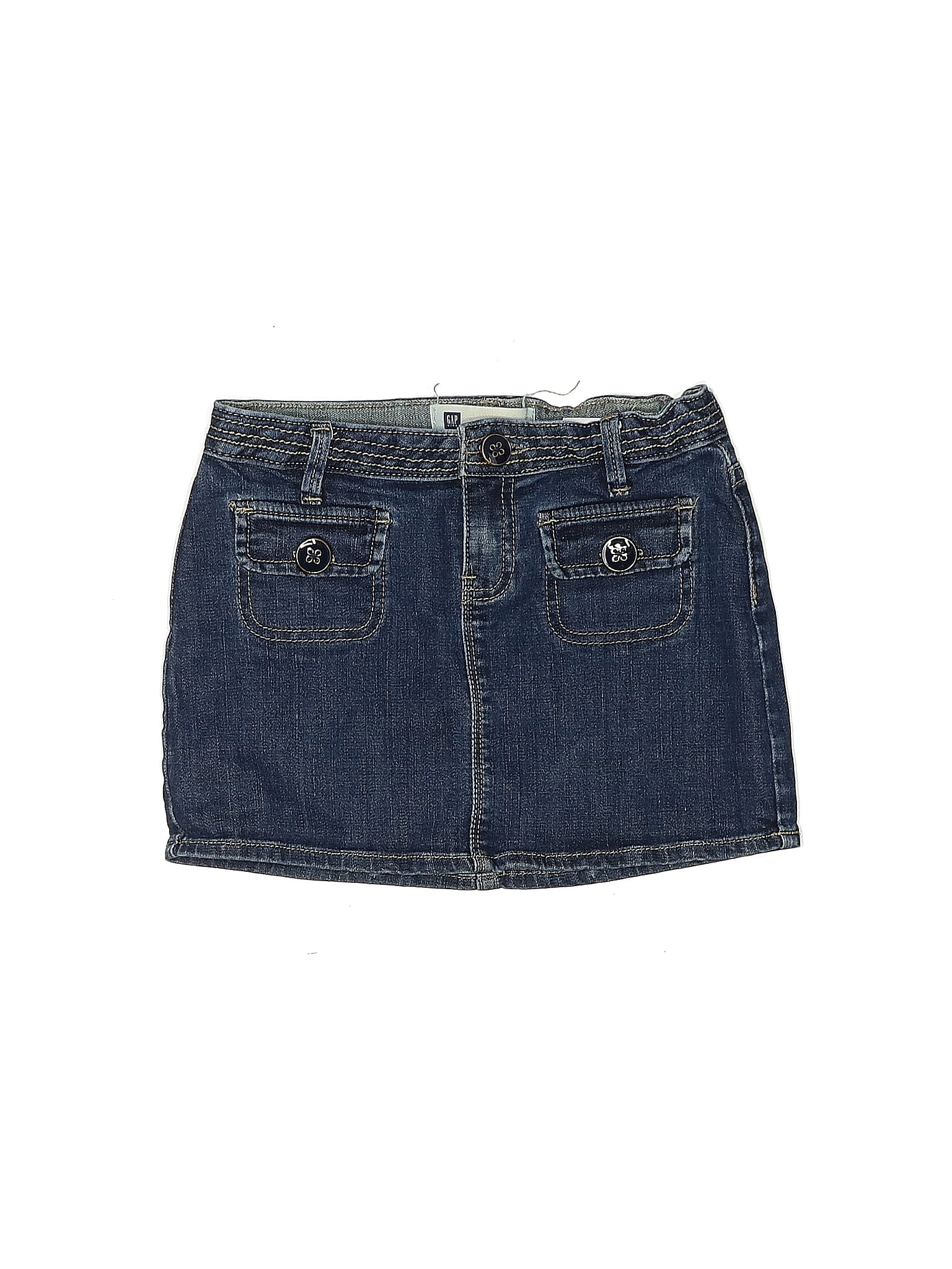 Gap Kids Outlet Blue Denim Skirt Size 8 - 40% off | ThredUp
