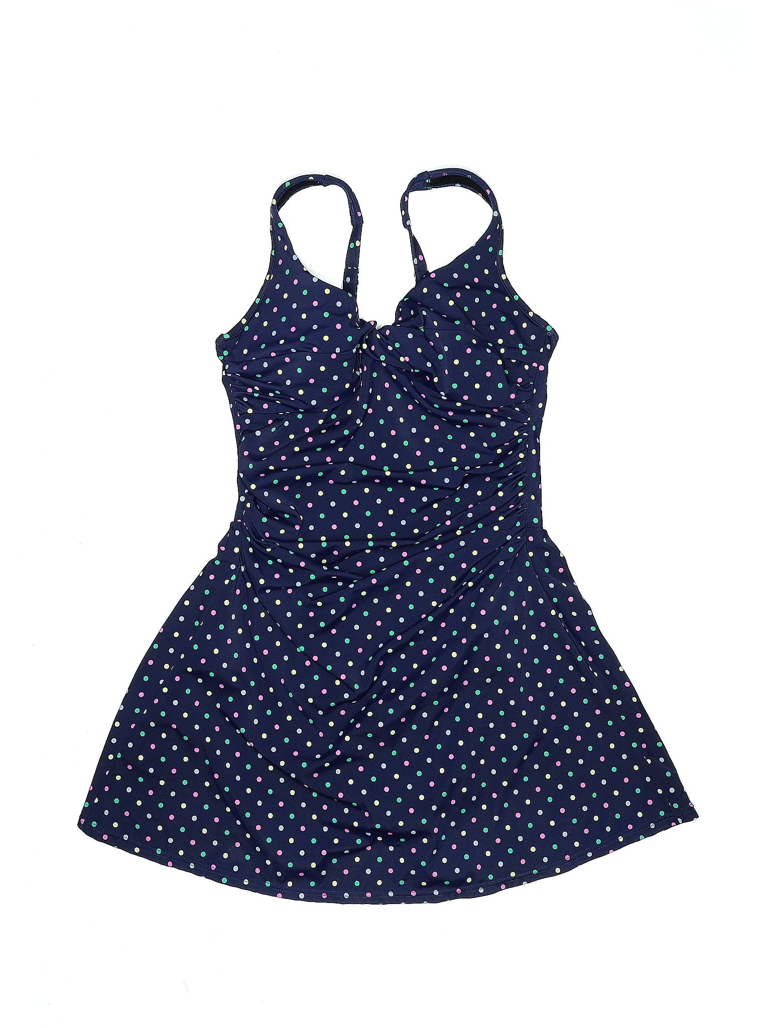 Talbots Polka Dots Blue One Piece Swimsuit Size 10 - 66% off | ThredUp