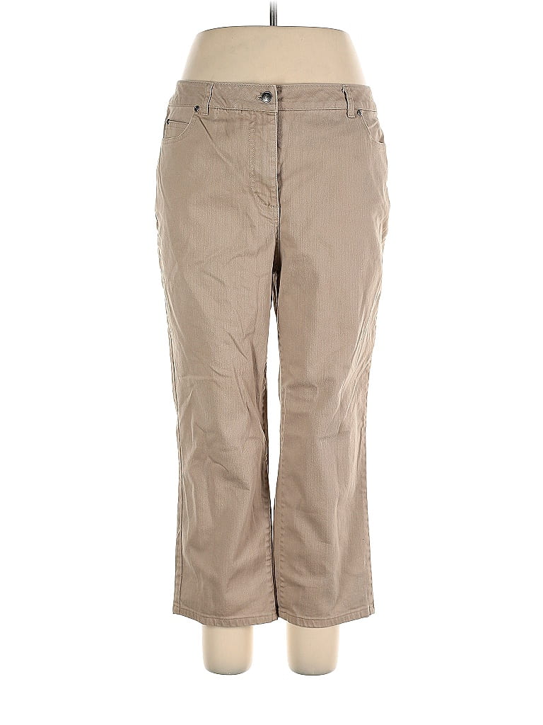 Appleseeds Tan Jeans Size 16 - 50% off | ThredUp