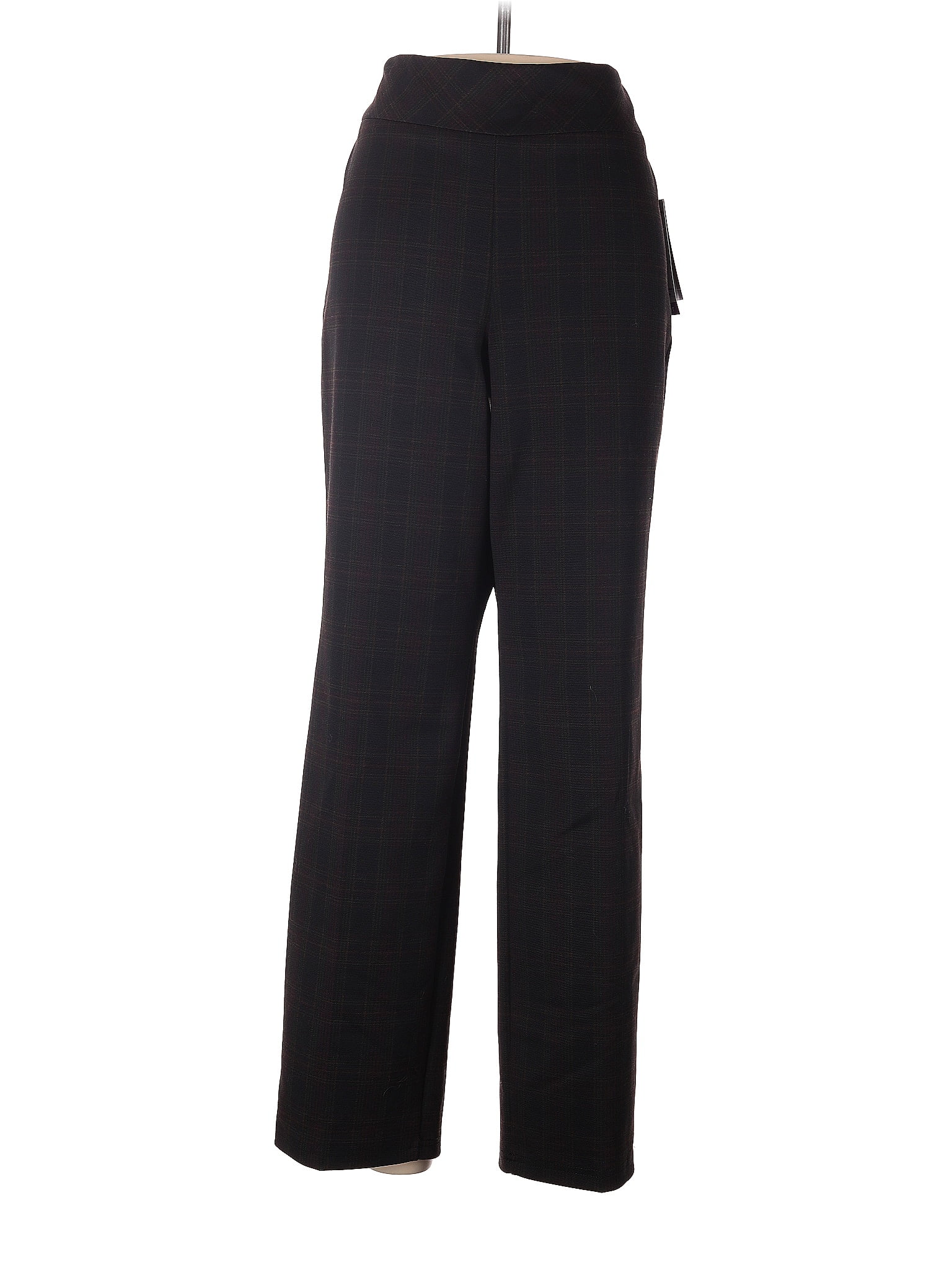 Allison Daley Tortoise Grid Black Dress Pants Size M - 56% off | ThredUp
