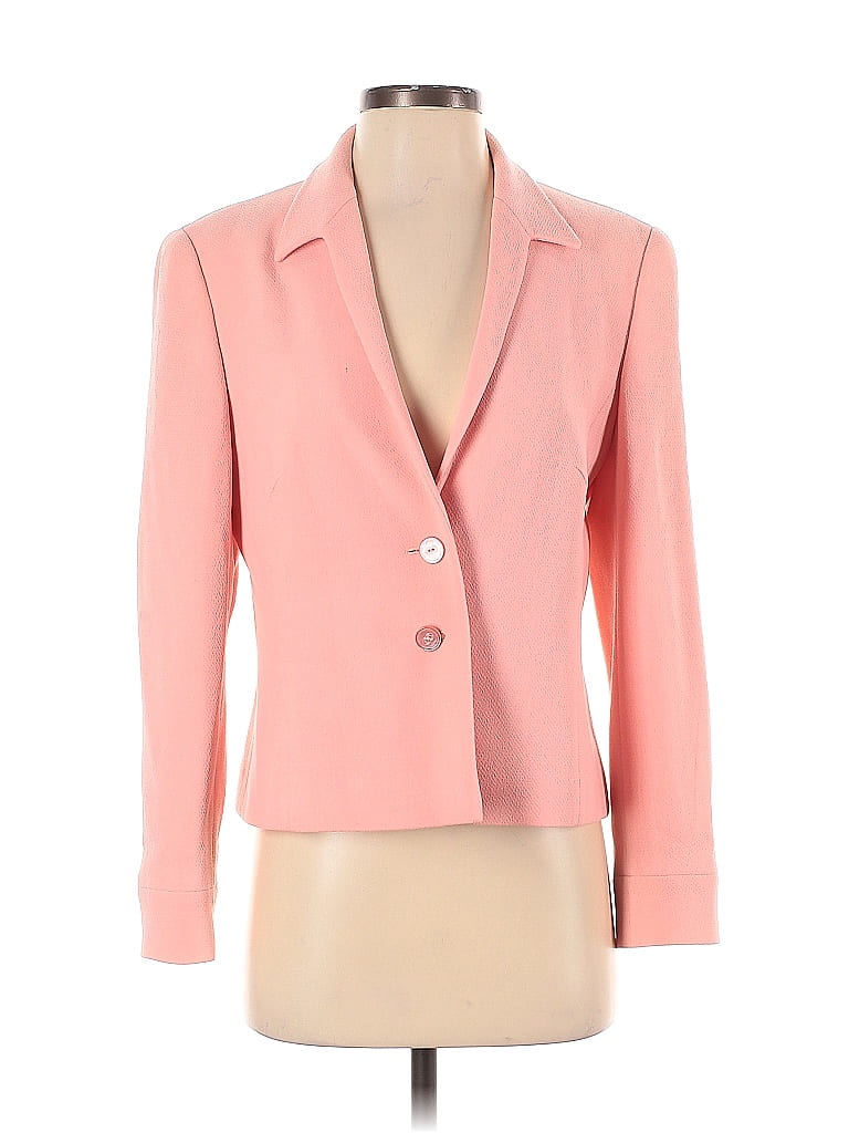 Escada 100% Viscose Solid Pink Blazer Size 36 (EU) - 81% off | ThredUp