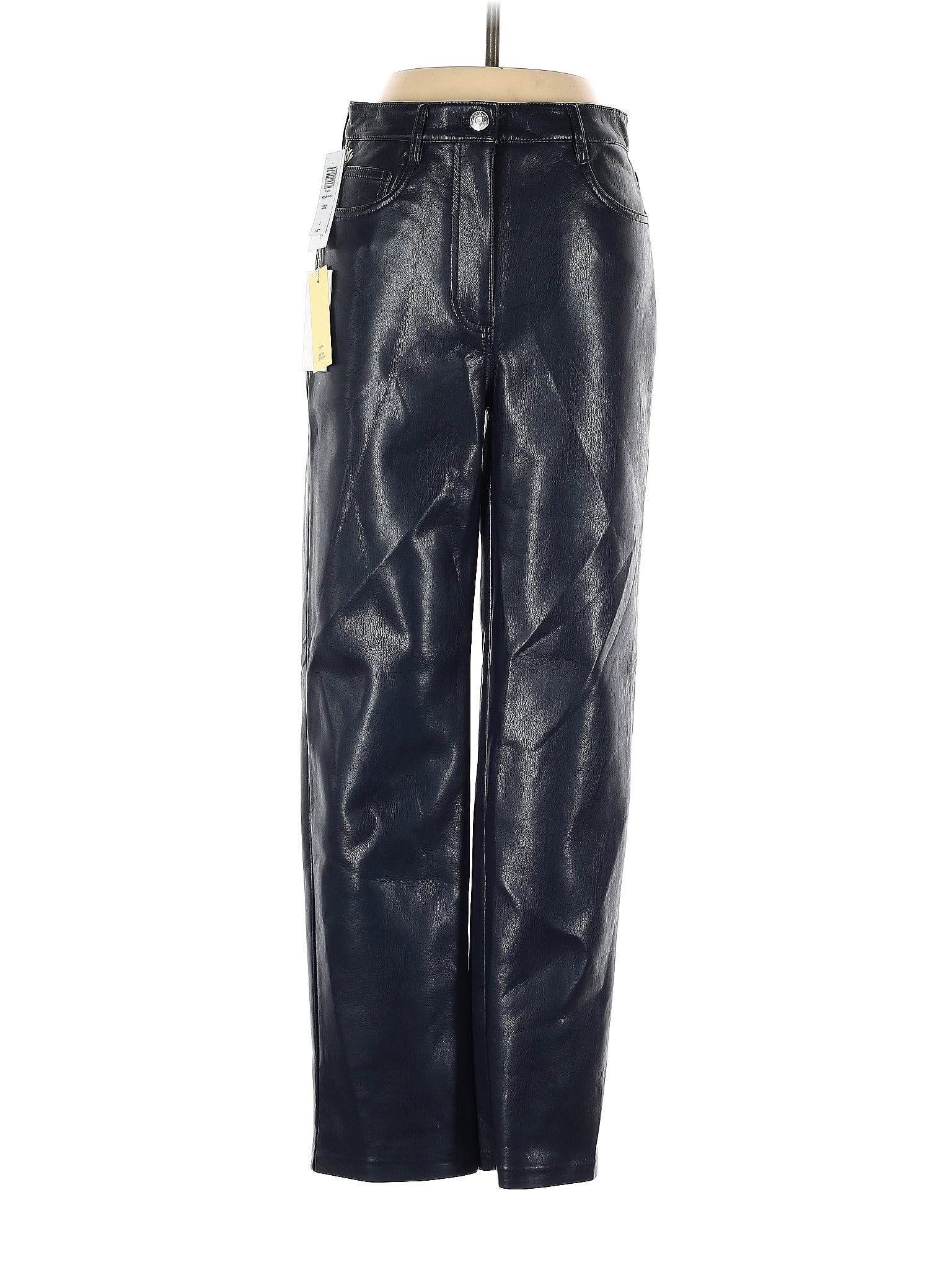 Wilfred 100% Polyurethane Blue Faux Leather Pants Size 2 - 77% off ...