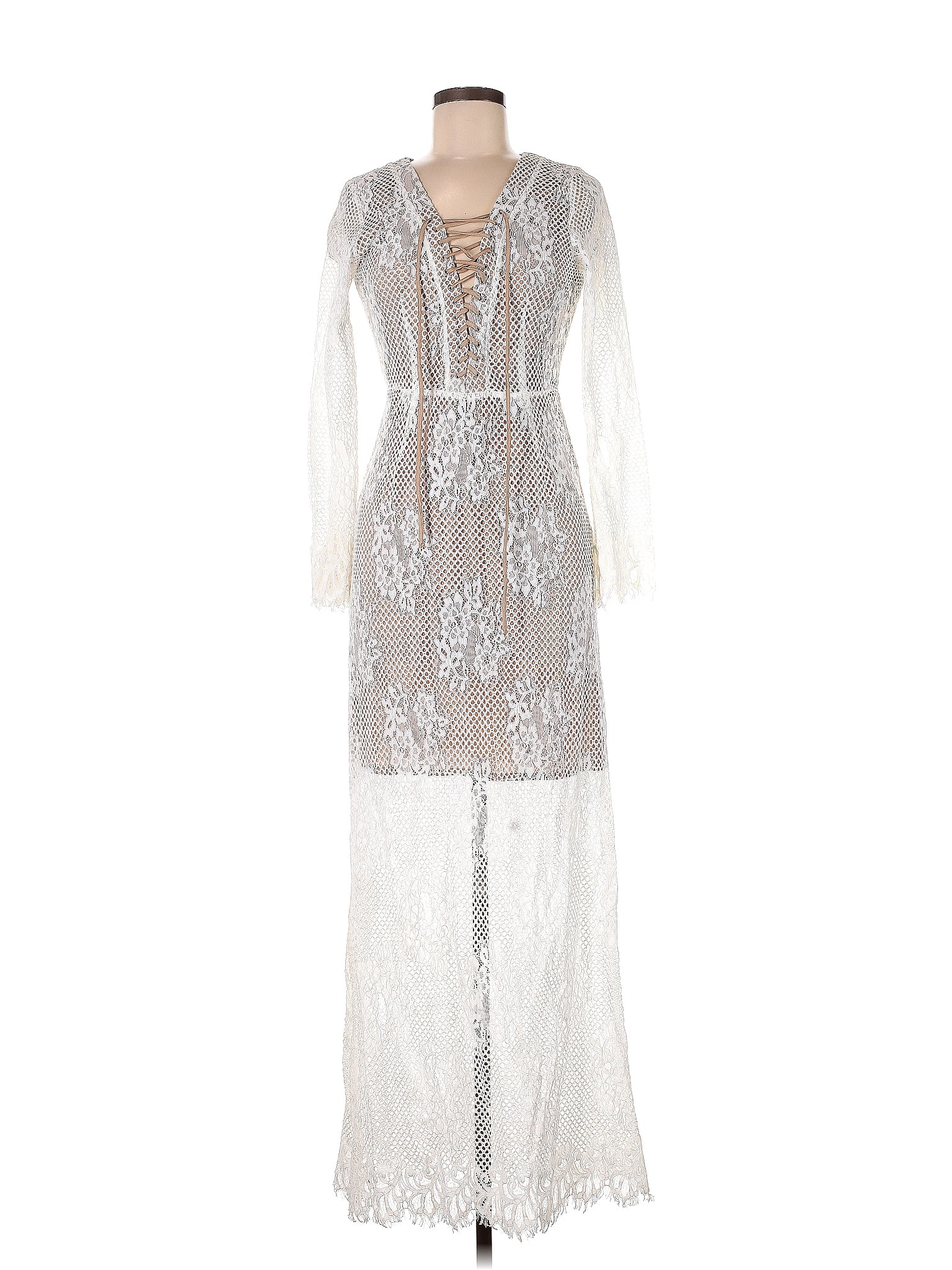 Alice & You Silver Cocktail Dress Size M (Plus) - 62% off | ThredUp