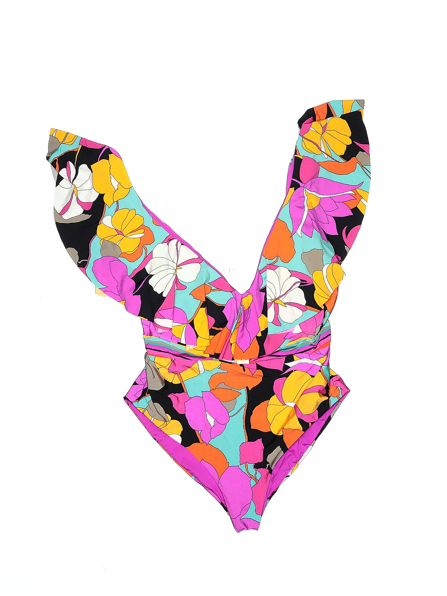 Trina Turk Jacquard Marled Floral Motif Snake Print Acid Wash Print ...