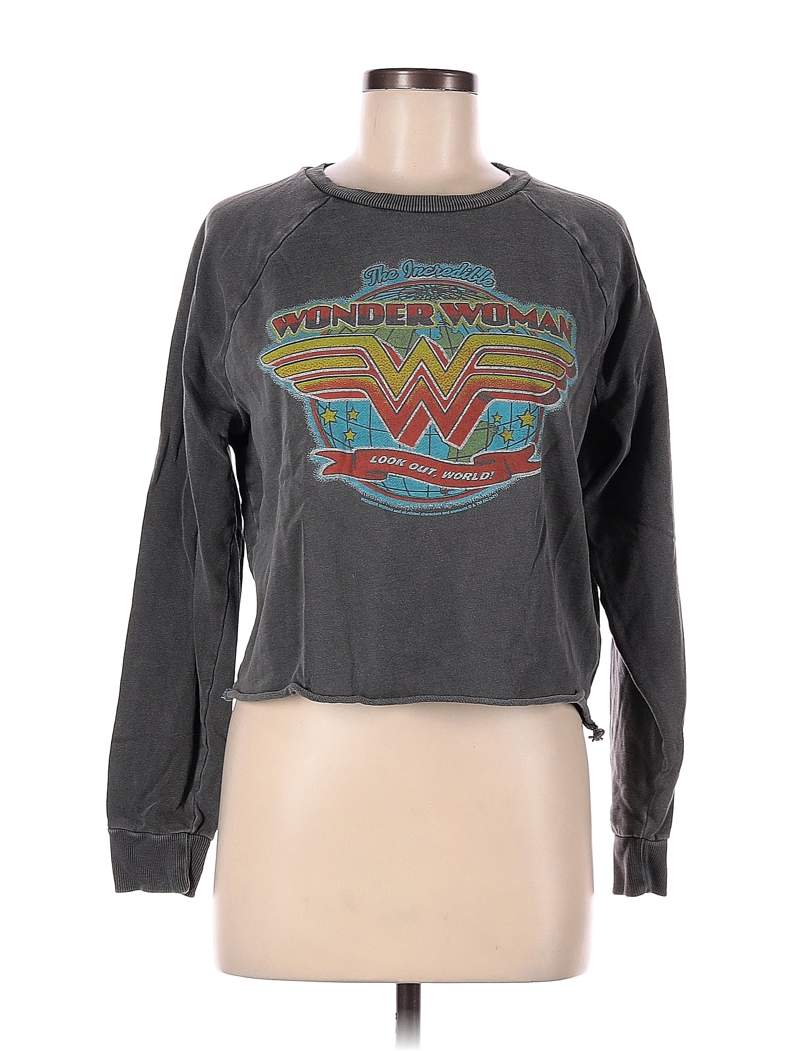 Junk Food 100% Cotton Gray Sweatshirt Size M - 45% off | ThredUp
