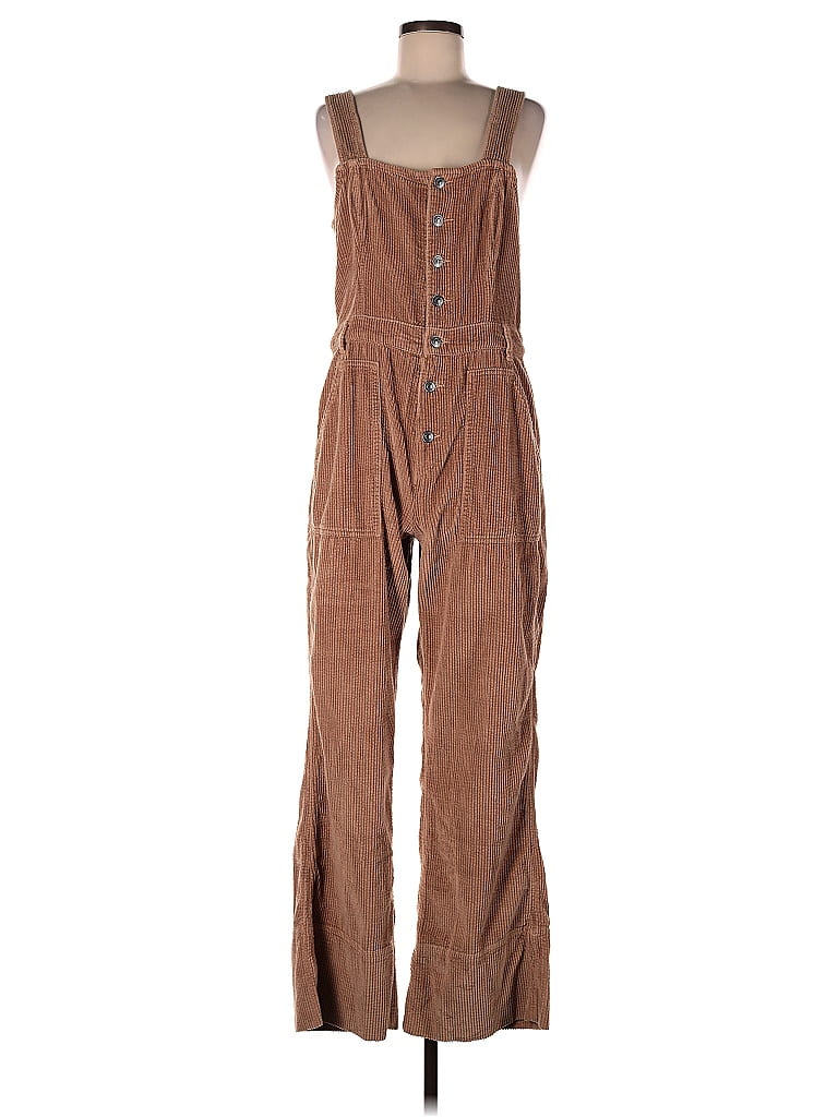 Aerie 100% Cotton Brown Tan Overalls Size L - 45% off | ThredUp
