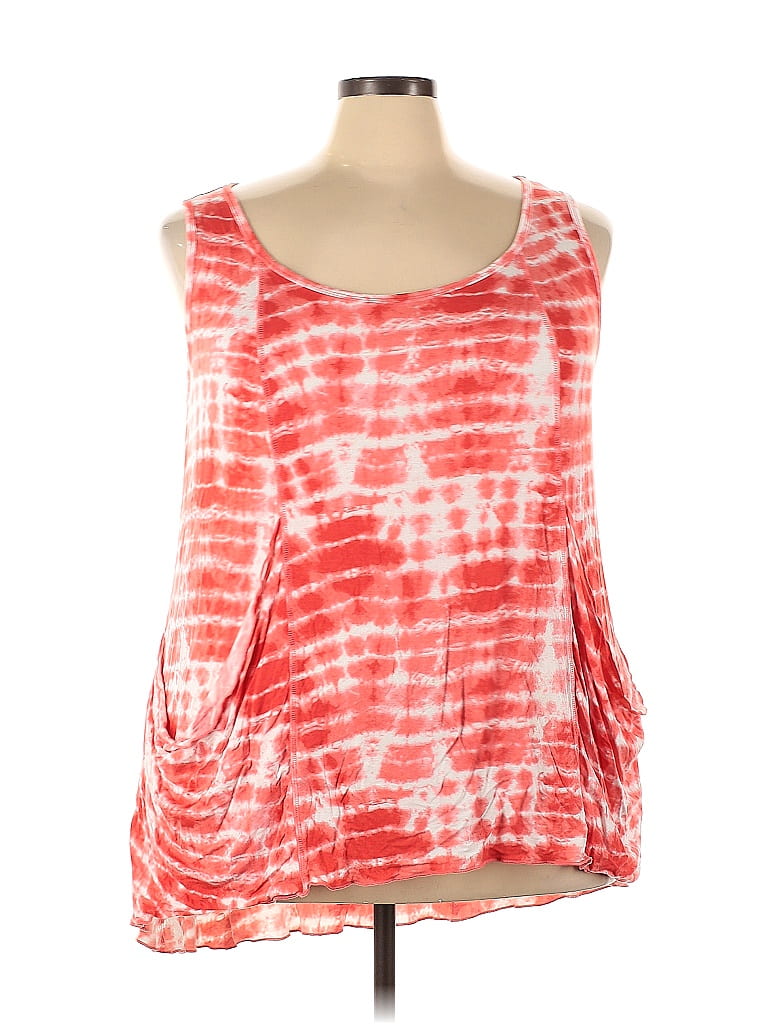 Fever Red Sleeveless Top Size 3X (Plus) - 53% off | ThredUp